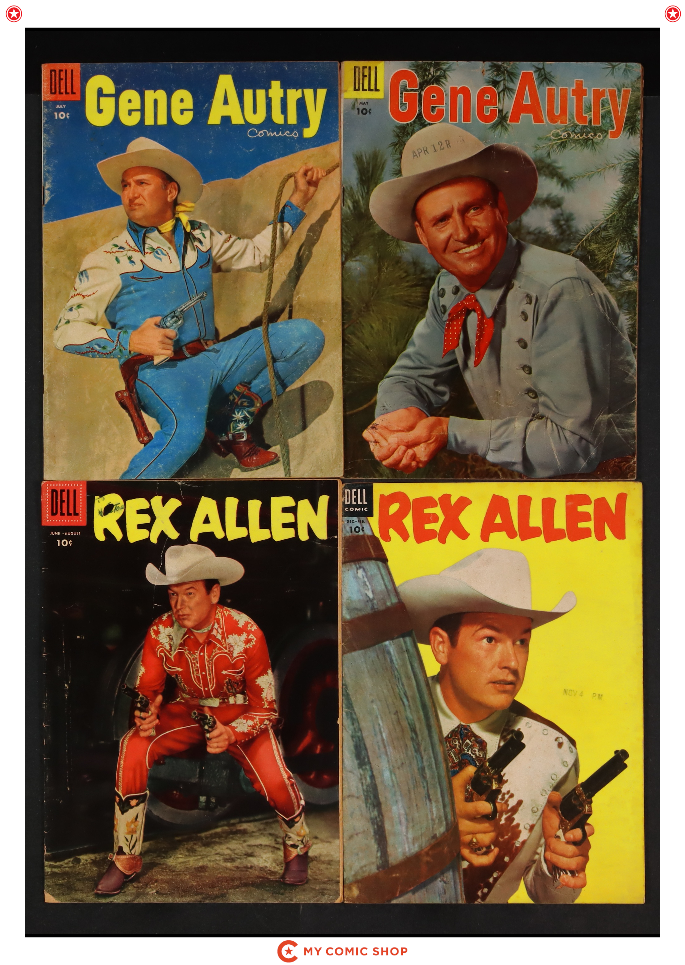 Gene Autry Comics Lot of 10