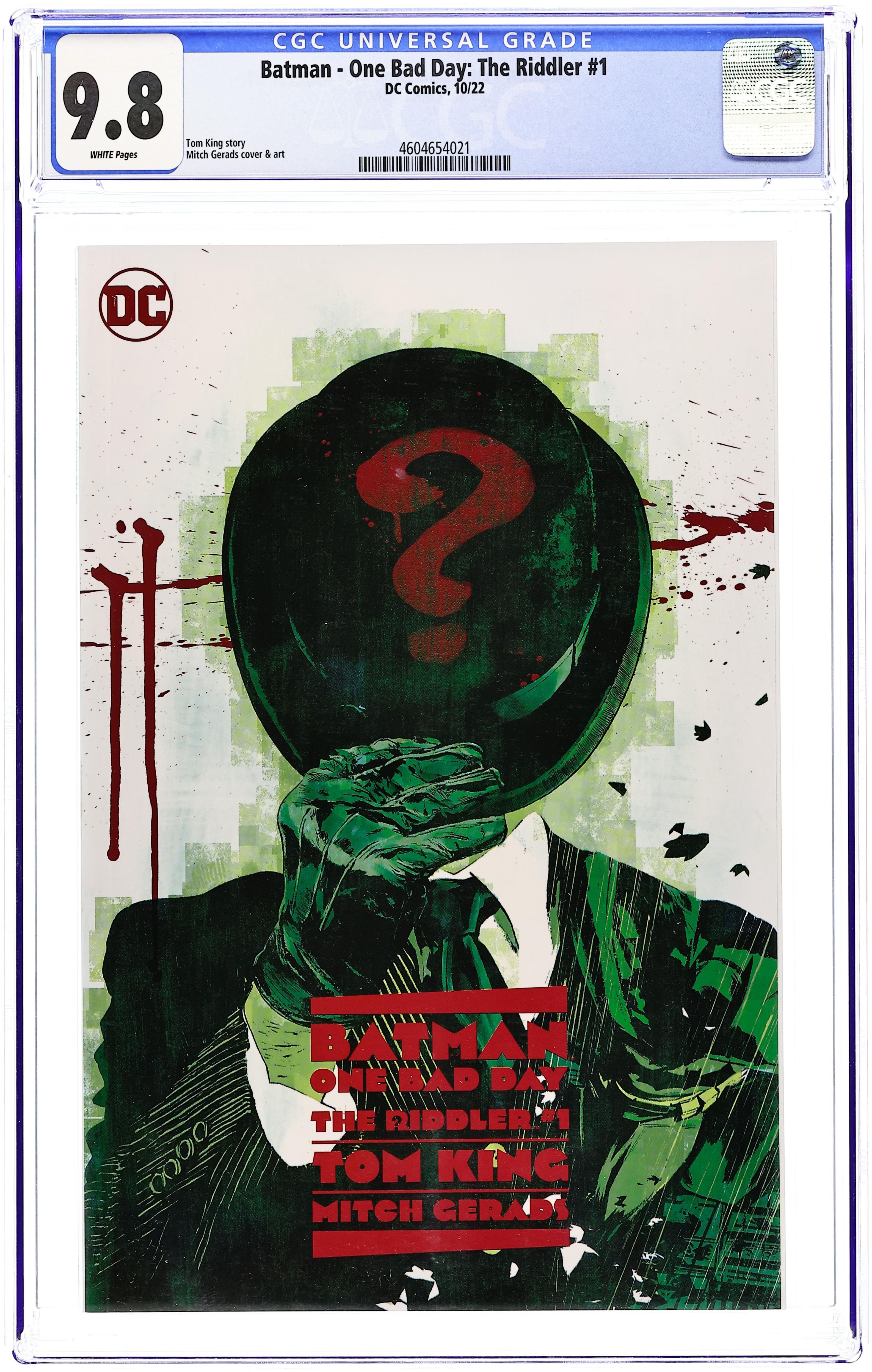 Batman One Bad Day the Riddler (2022 DC) comic books graded by CGC