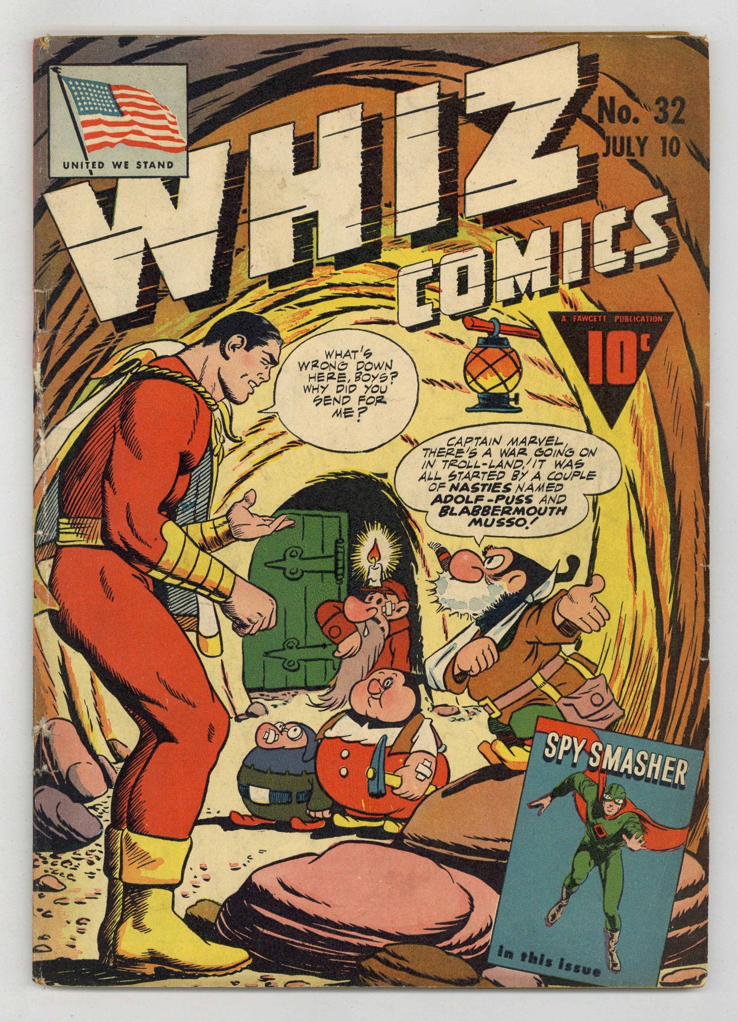 Whiz Comics (1940 Fawcett) 32 VG 4.0
