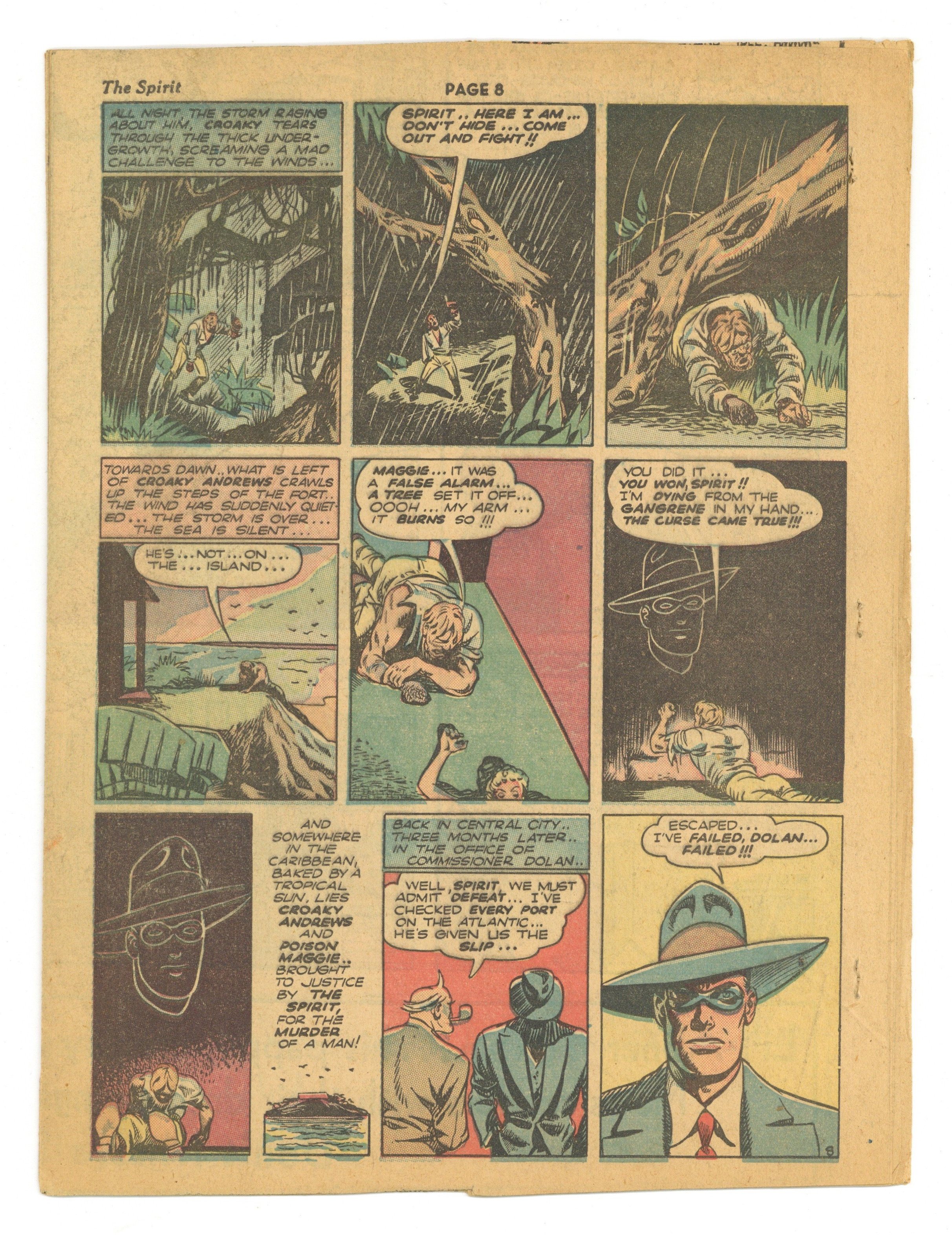 Spirit Weekly Newspaper Comic (1940-1952) Apr 13 1941 GD 2.0