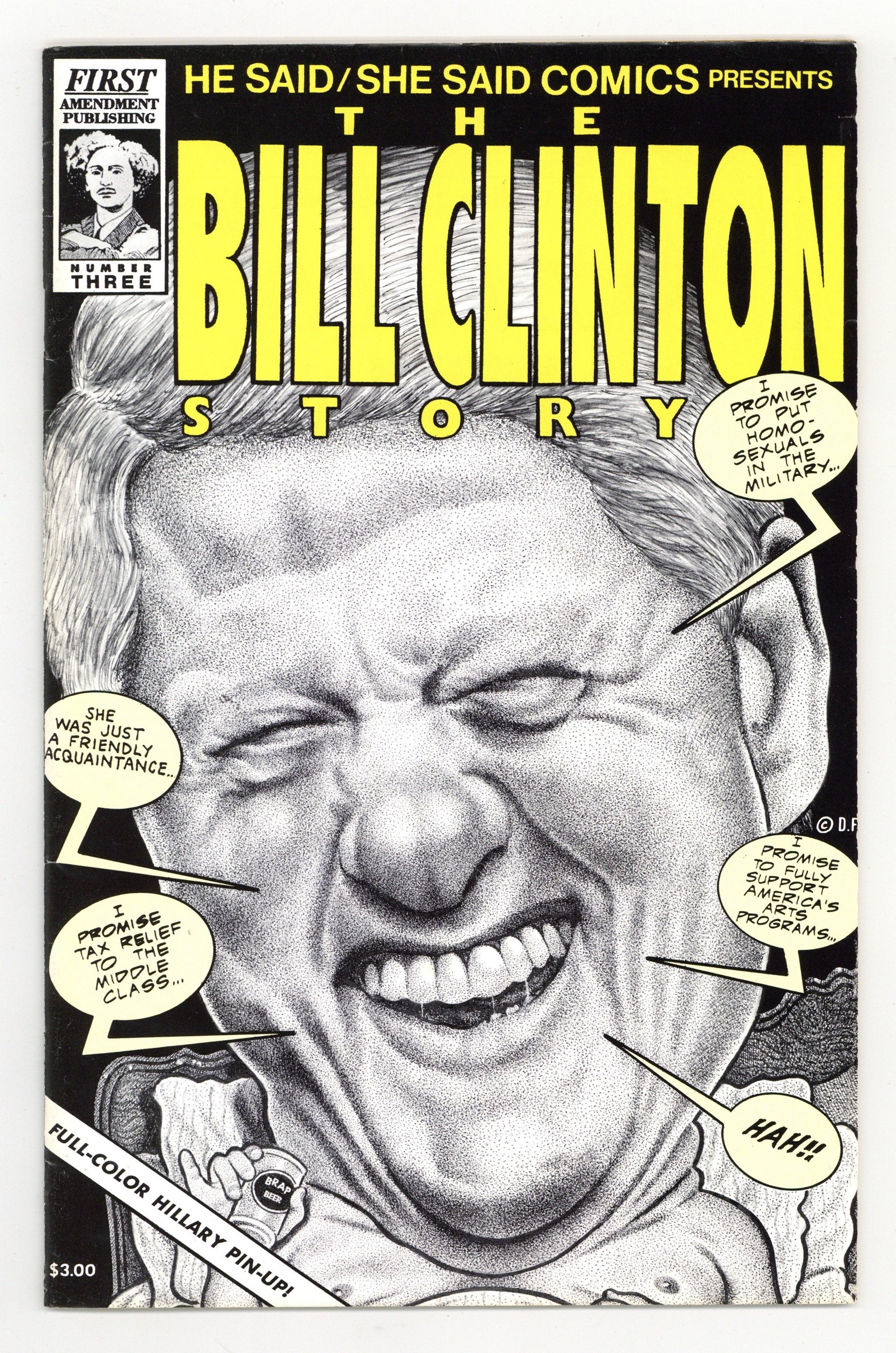 He Said/She Said Comics Presents (1993 First Amendment) 3 VG 4.0