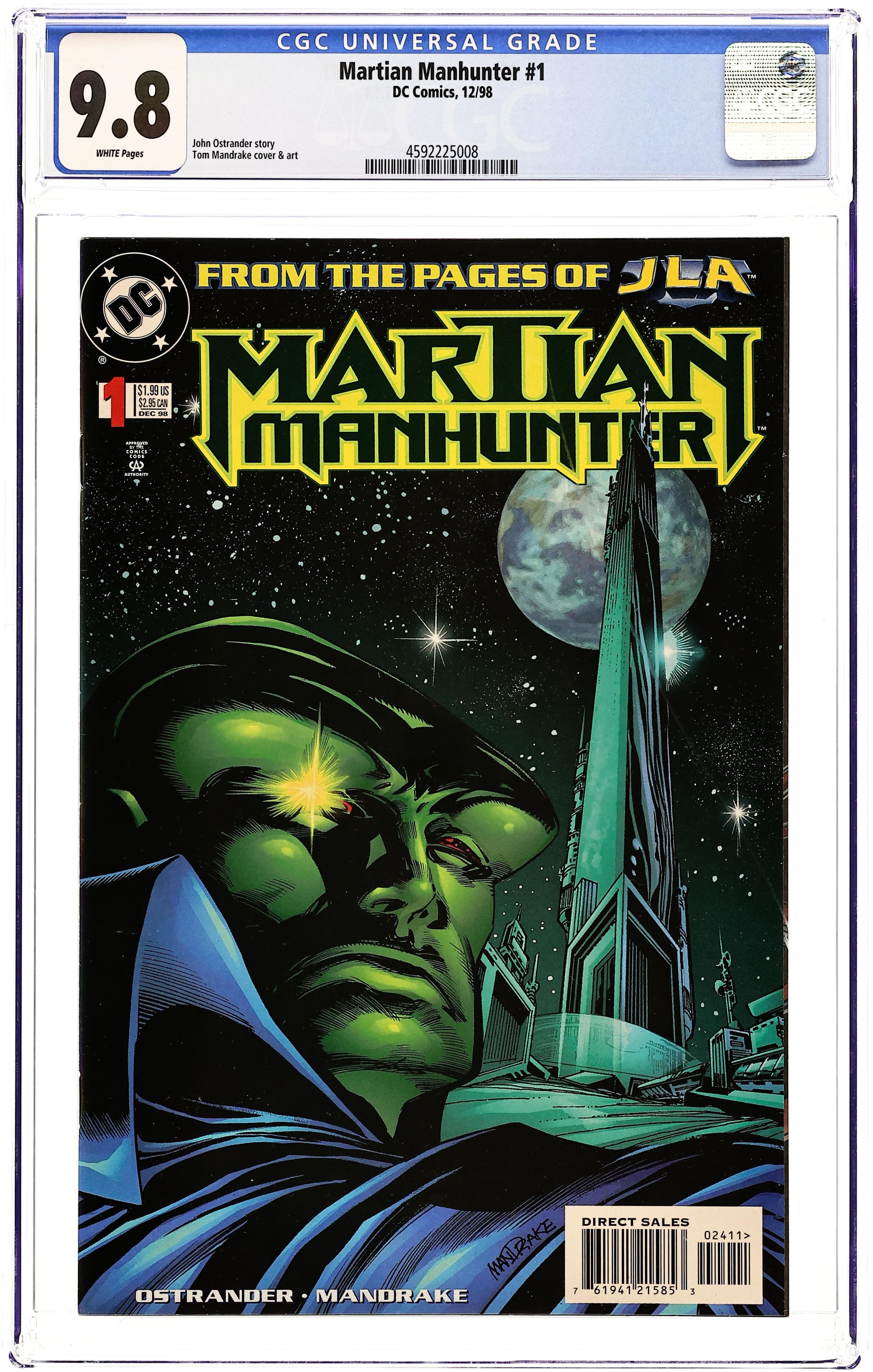 Martian Manhunter (1998 2nd Series) comic books graded by CGC