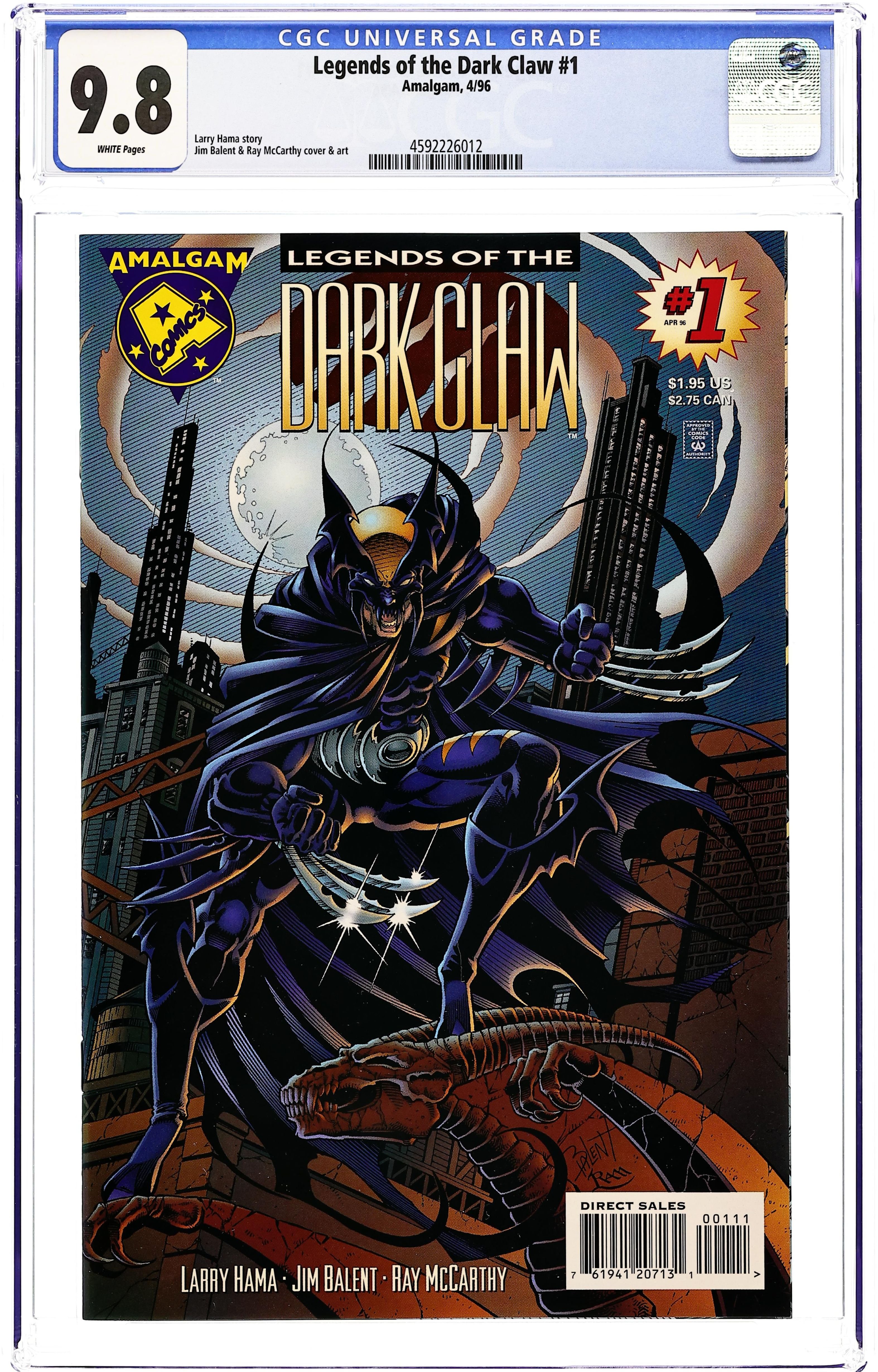Legends of the Dark Claw (1996 Marvel/DC Amalgam) 1 CGC 9.8
