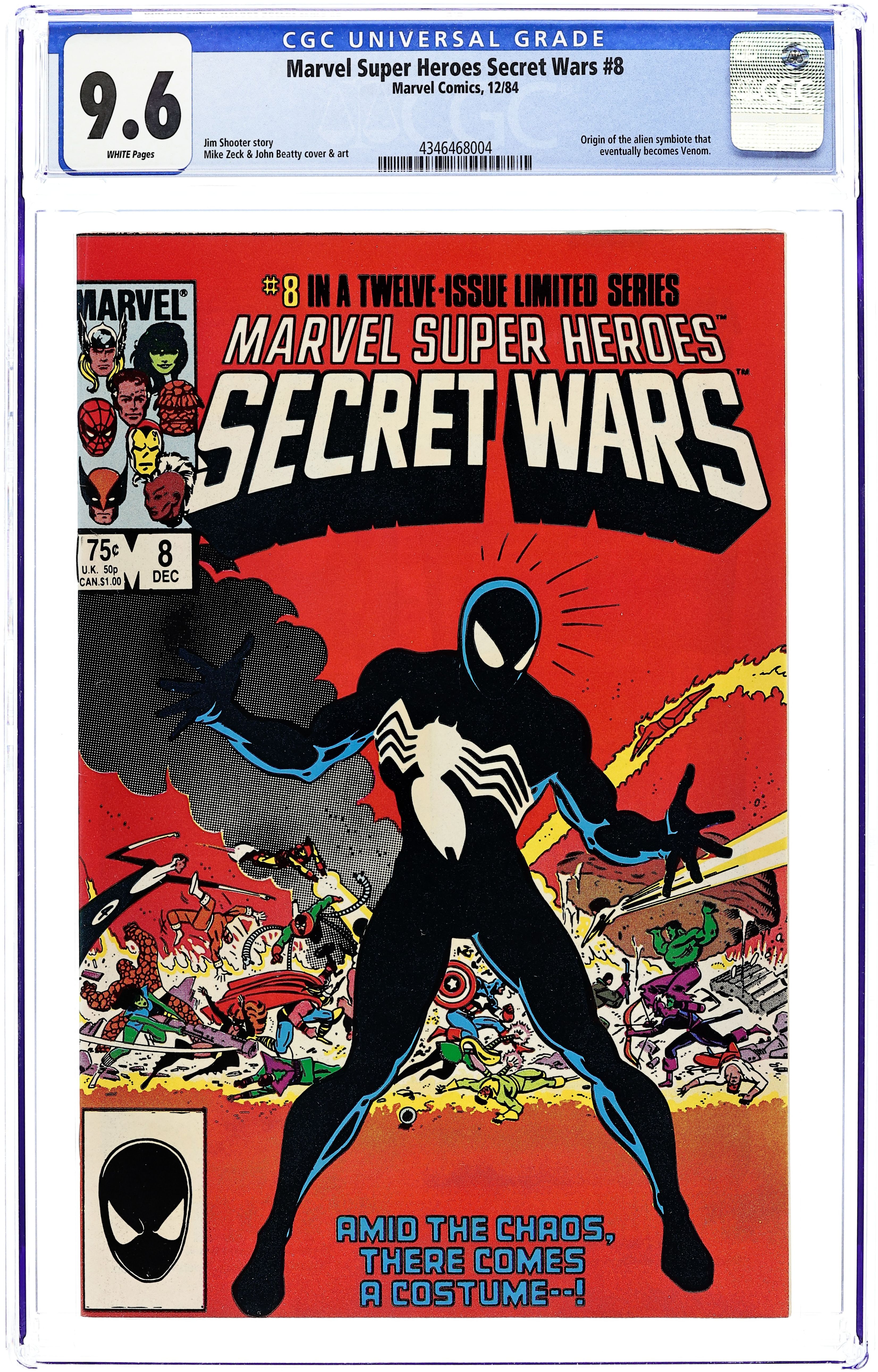 Marvel Super Heroes Secret Wars (1984) 8D CGC 9.6