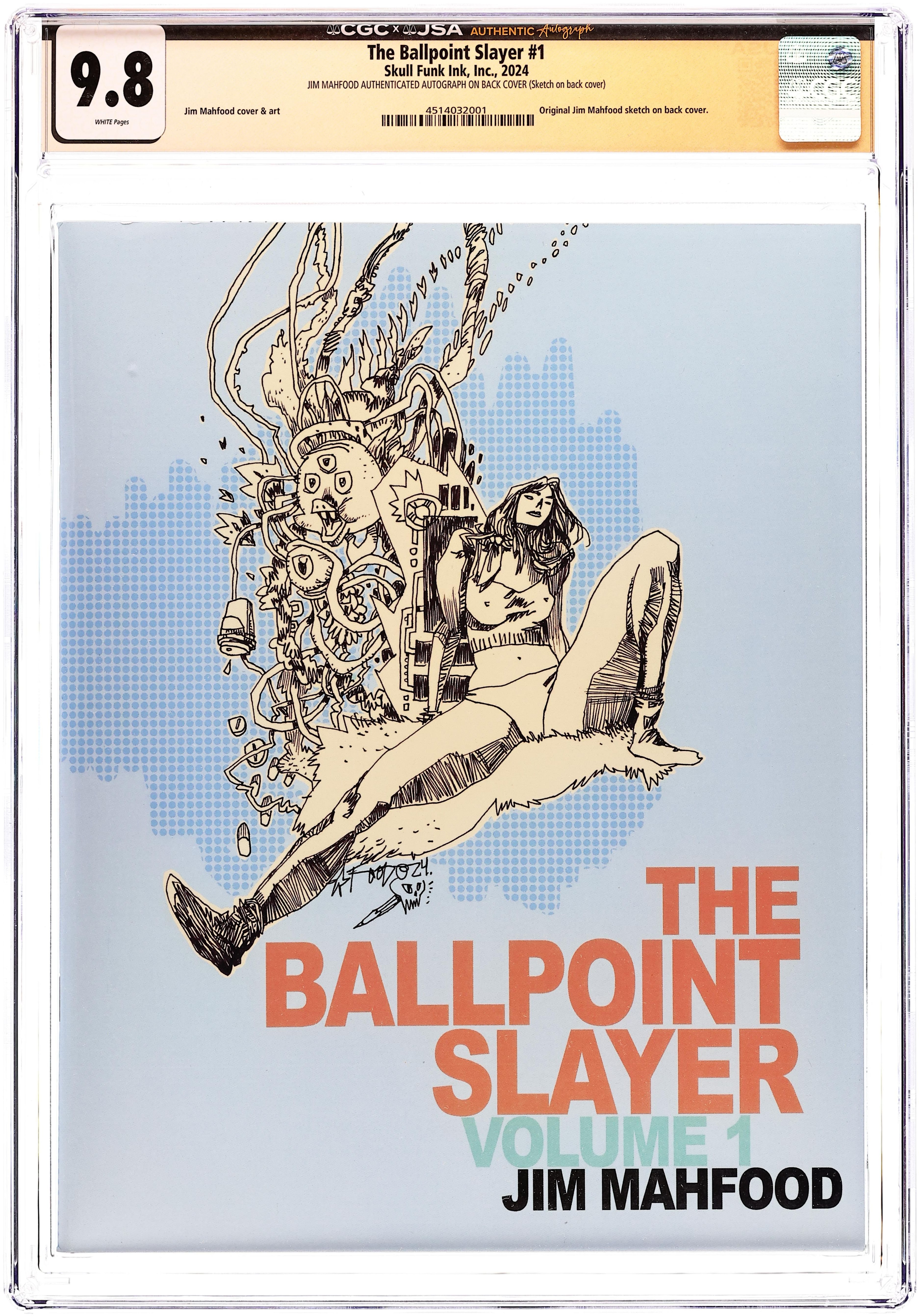The Ballpoint Slayer (2024) Jim Mahfood comic books graded by CGC