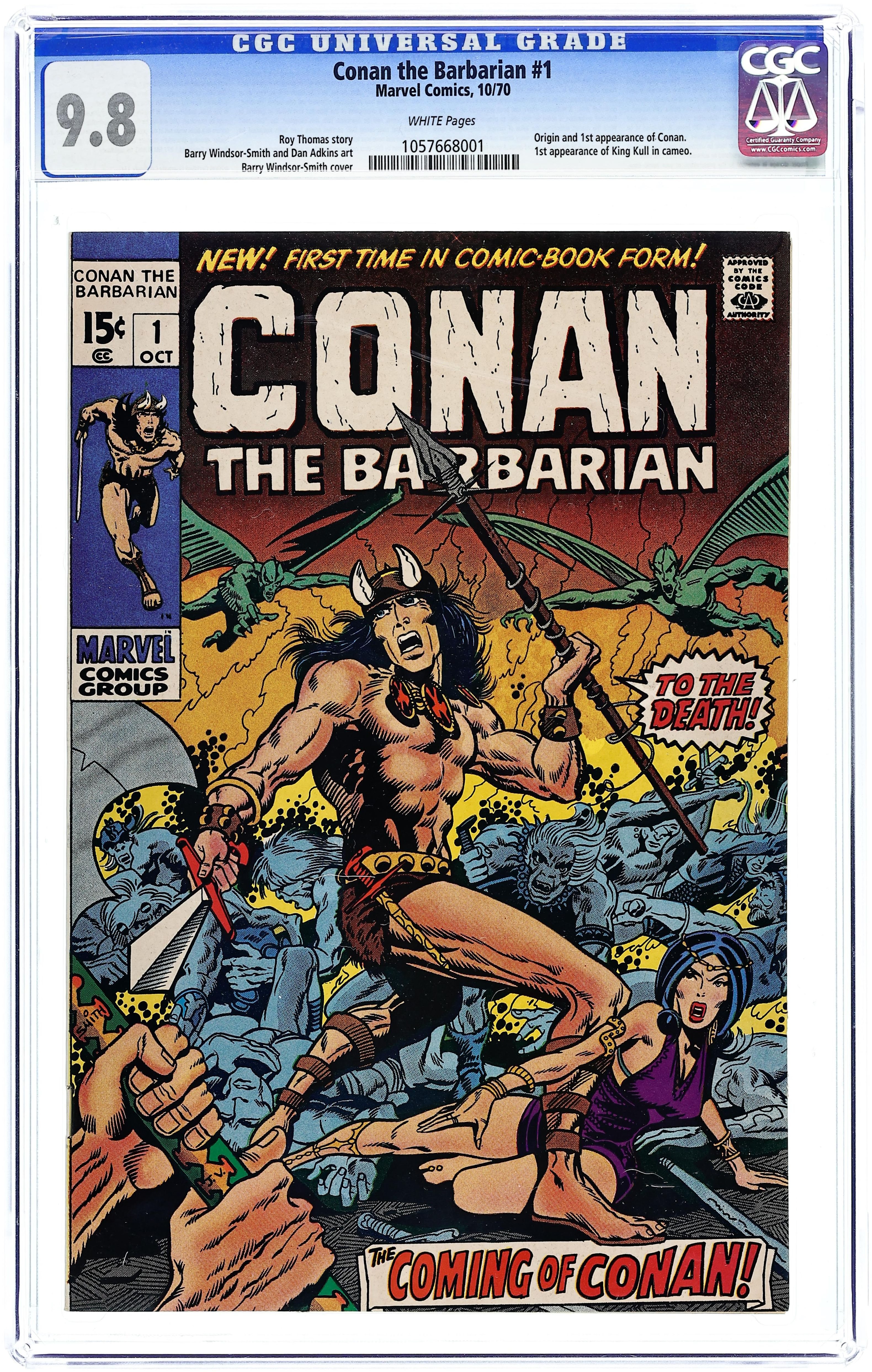 Conan the Barbarian (1970 Marvel) 1 CGC 9.8