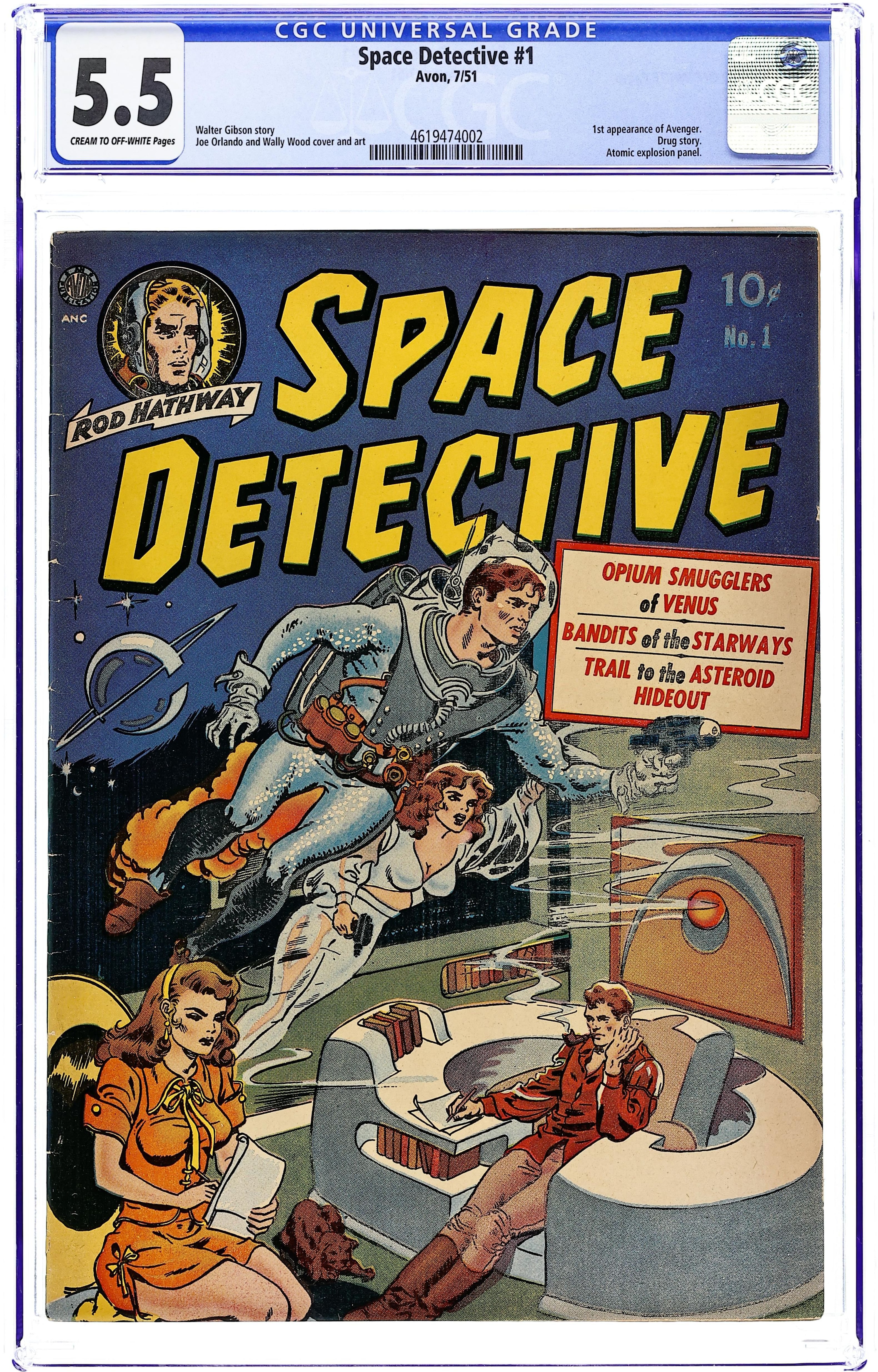 Space Detective (1951) 1 CGC 5.5