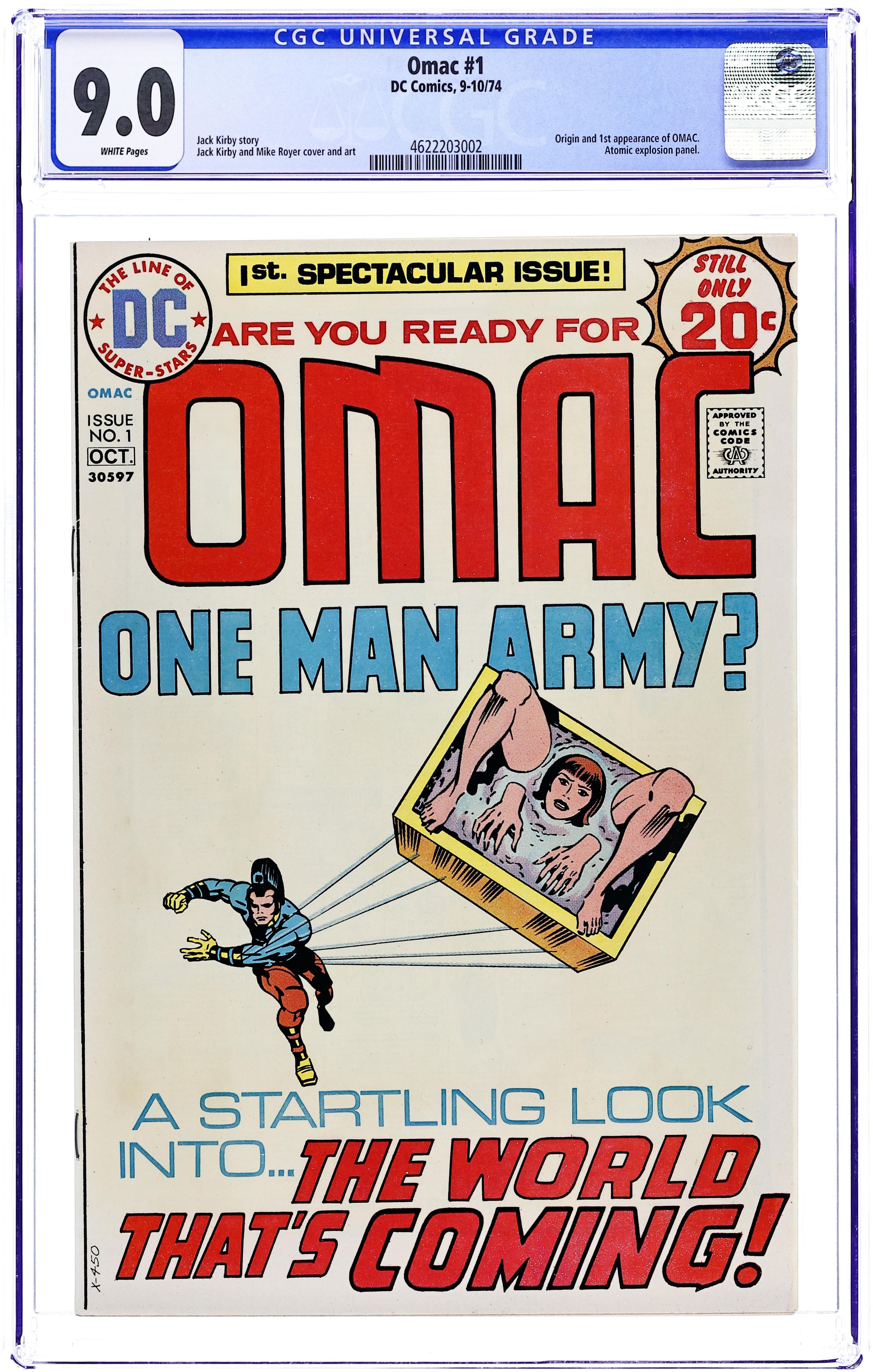Omac (1974 1st Series) 1 CGC 9.0