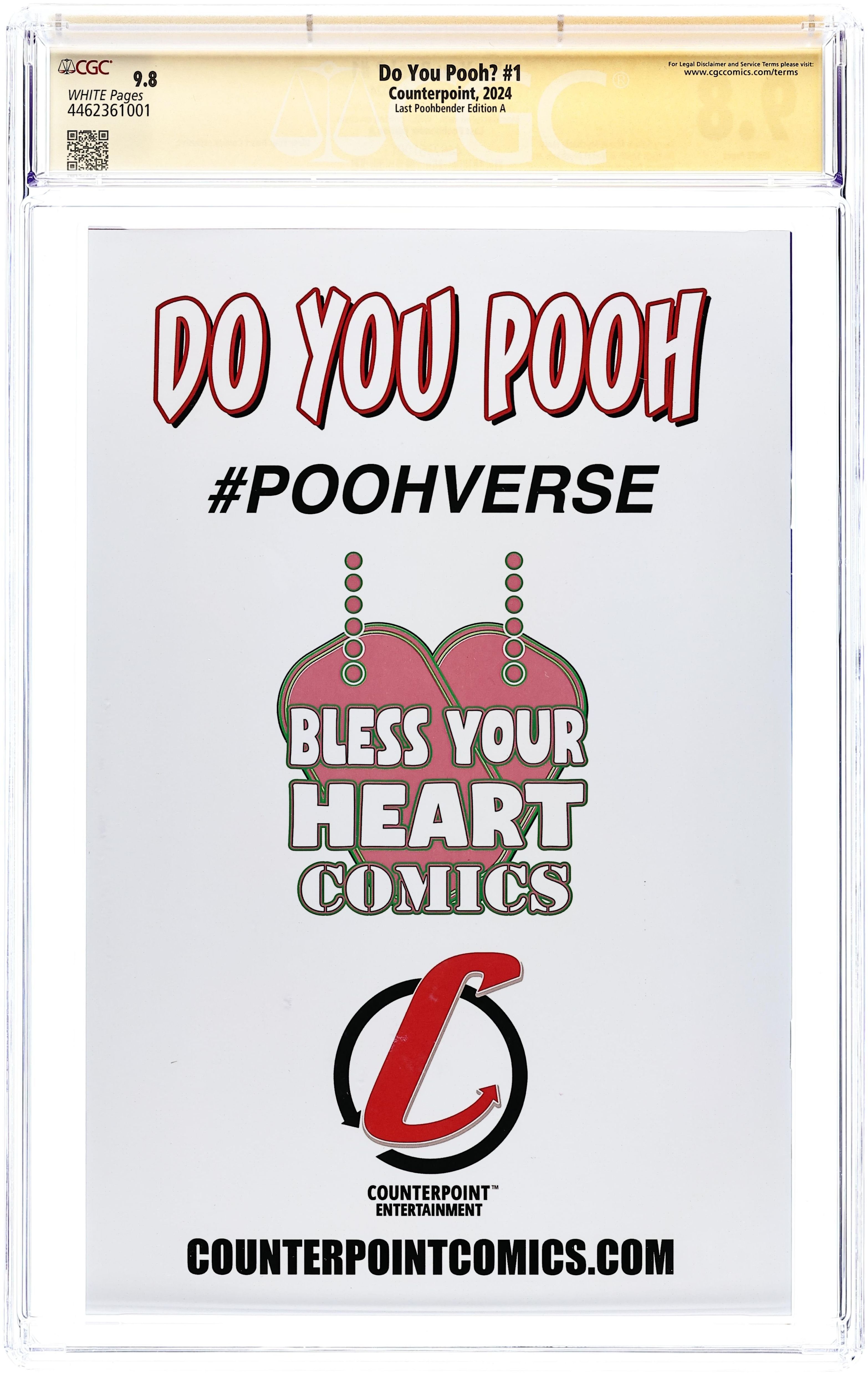 Do You Pooh? (2015 Counterpoint) 1BENDER.A CGC 9.8 SS Russell