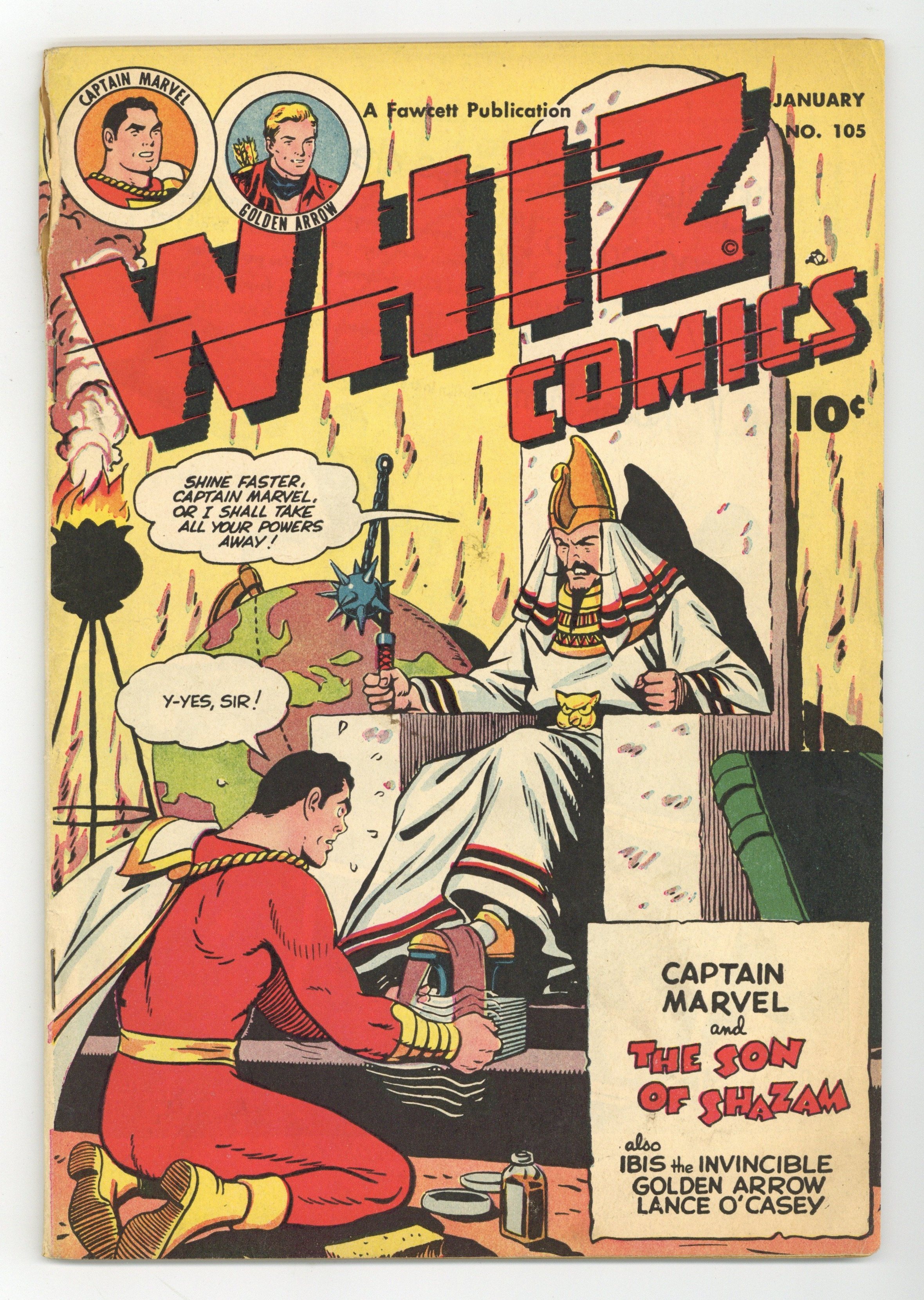 Whiz Comics (1940 Fawcett) 105 GD/VG 3.0