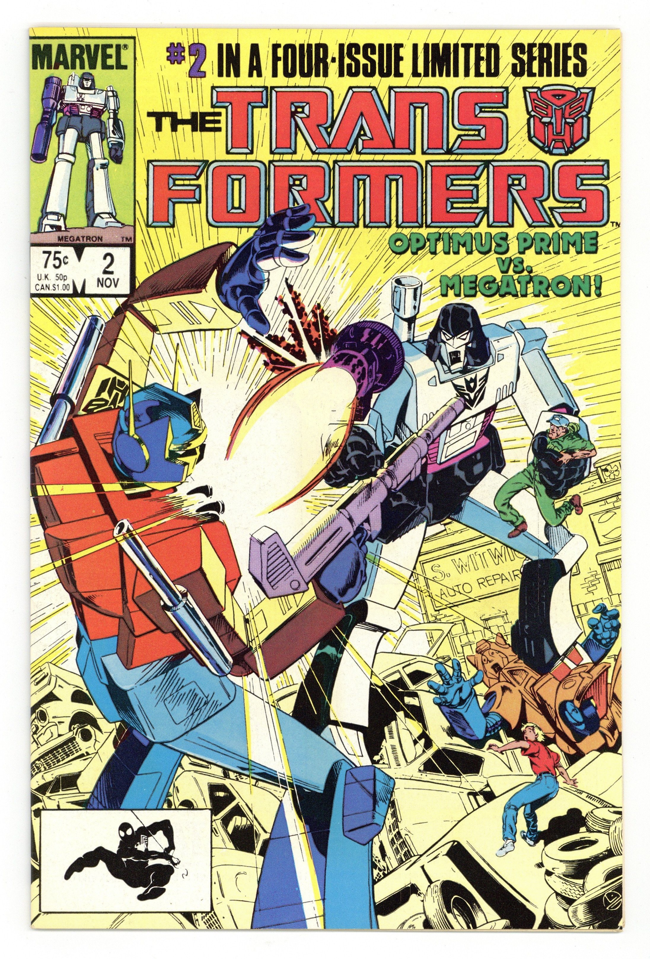 Transformers (1984 Marvel) 2D VF+ 8.5