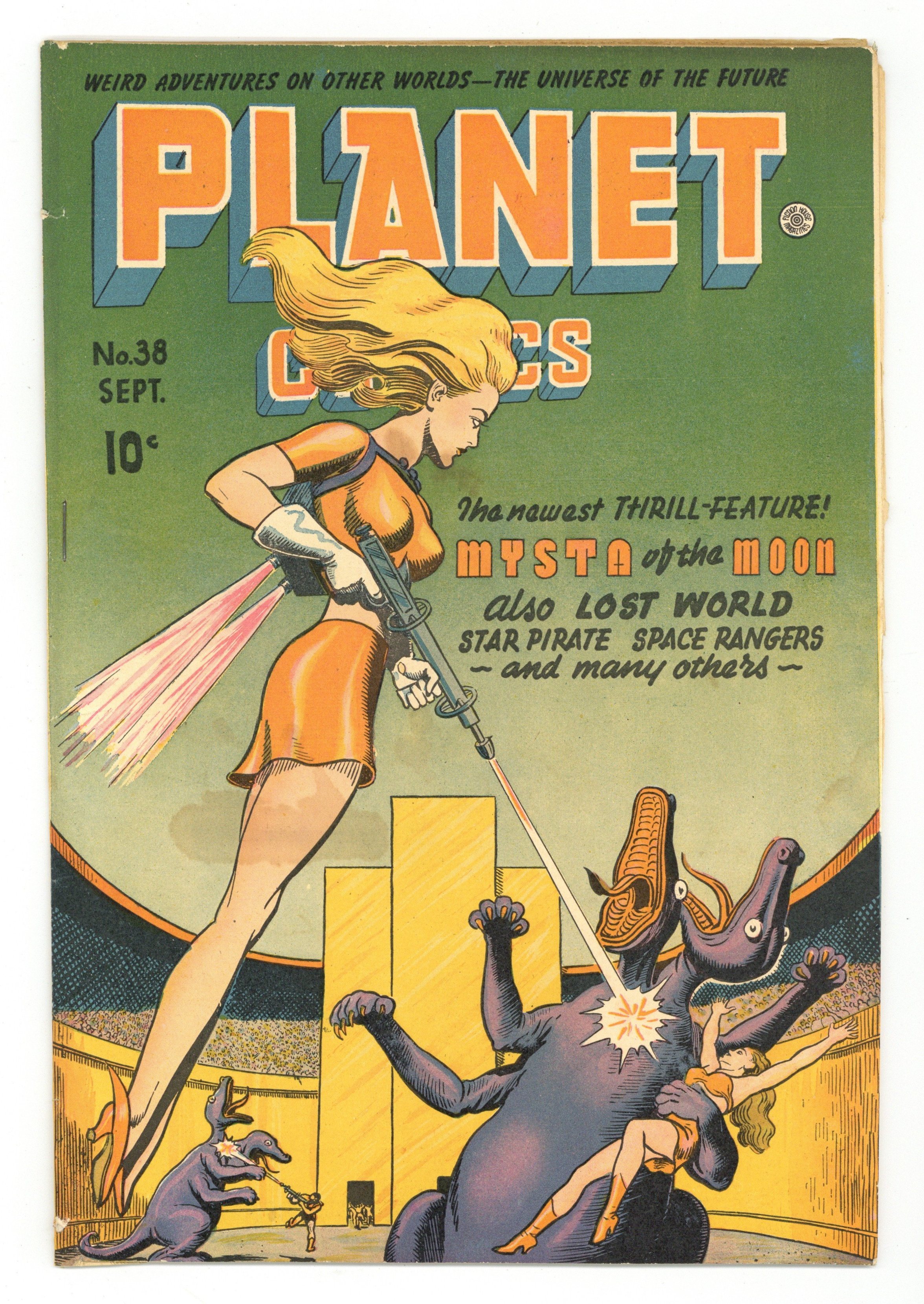 Planet Comics (1940 Fiction House) 38 GD/VG 3.0