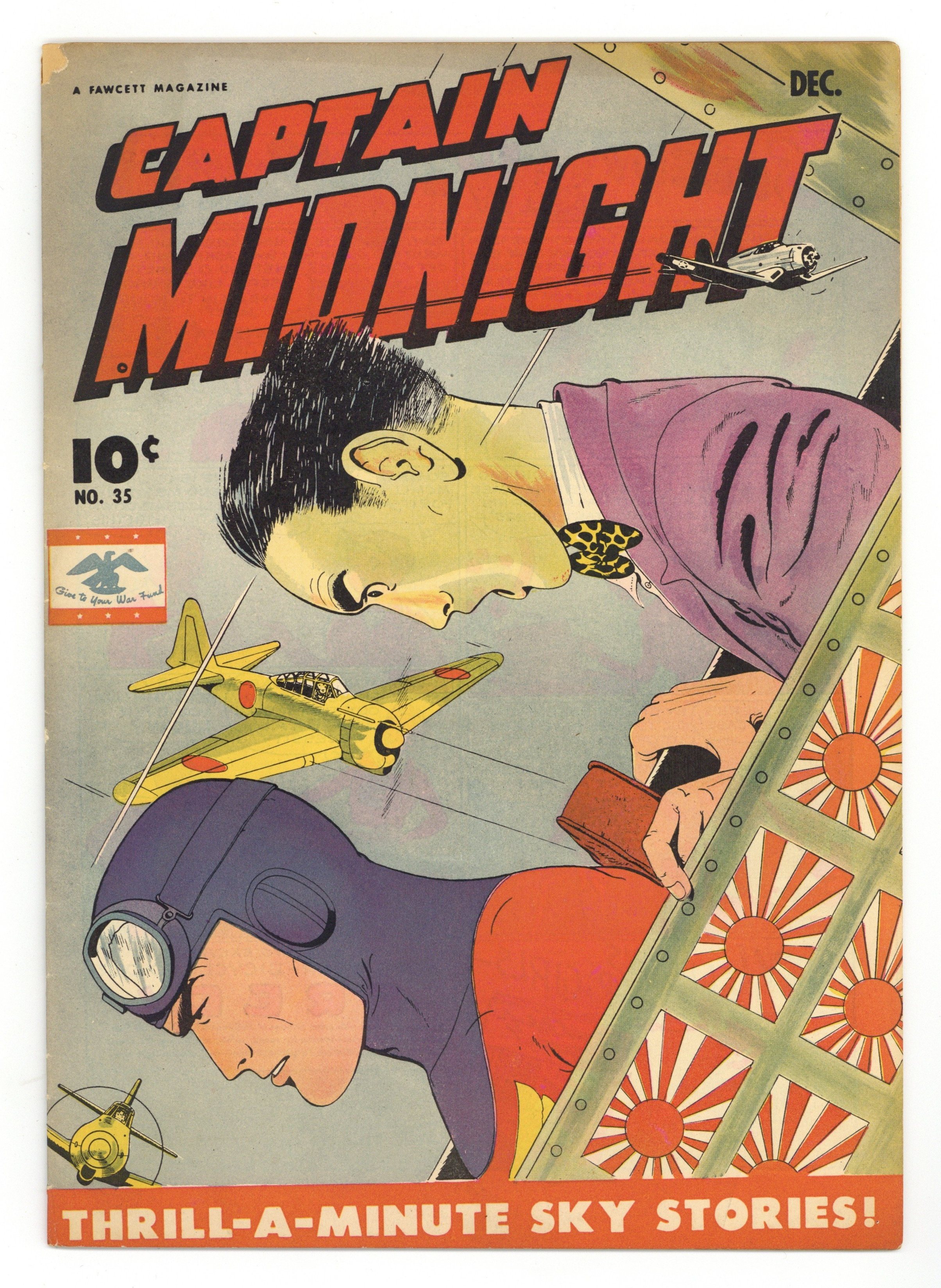 Captain Midnight (1942-1948 Fawcett) 35 FN- 5.5
