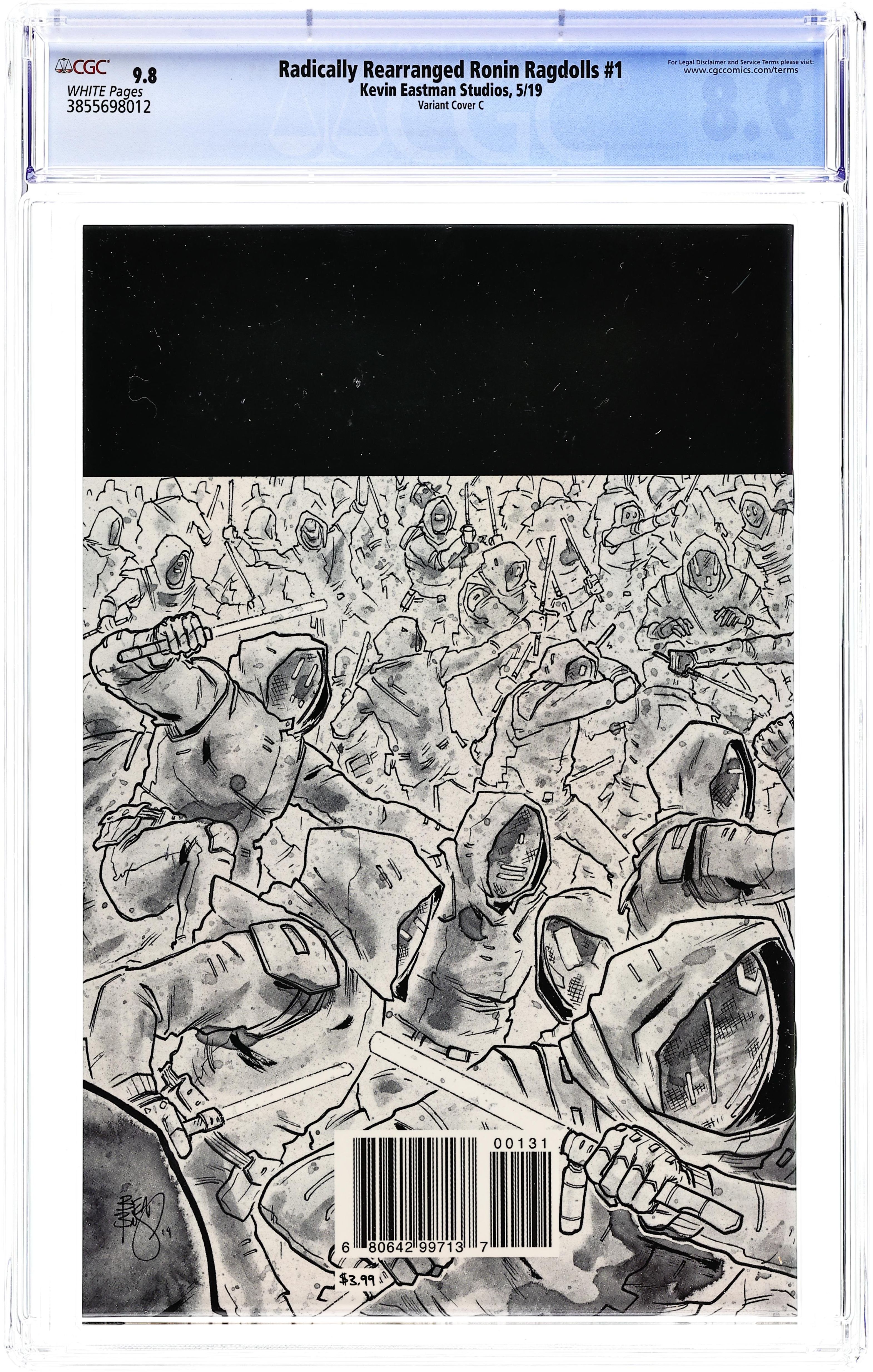 Radically Rearranged Ronin Ragdolls (2019 Kevin Eastman Studios) 1C CGC 9.8