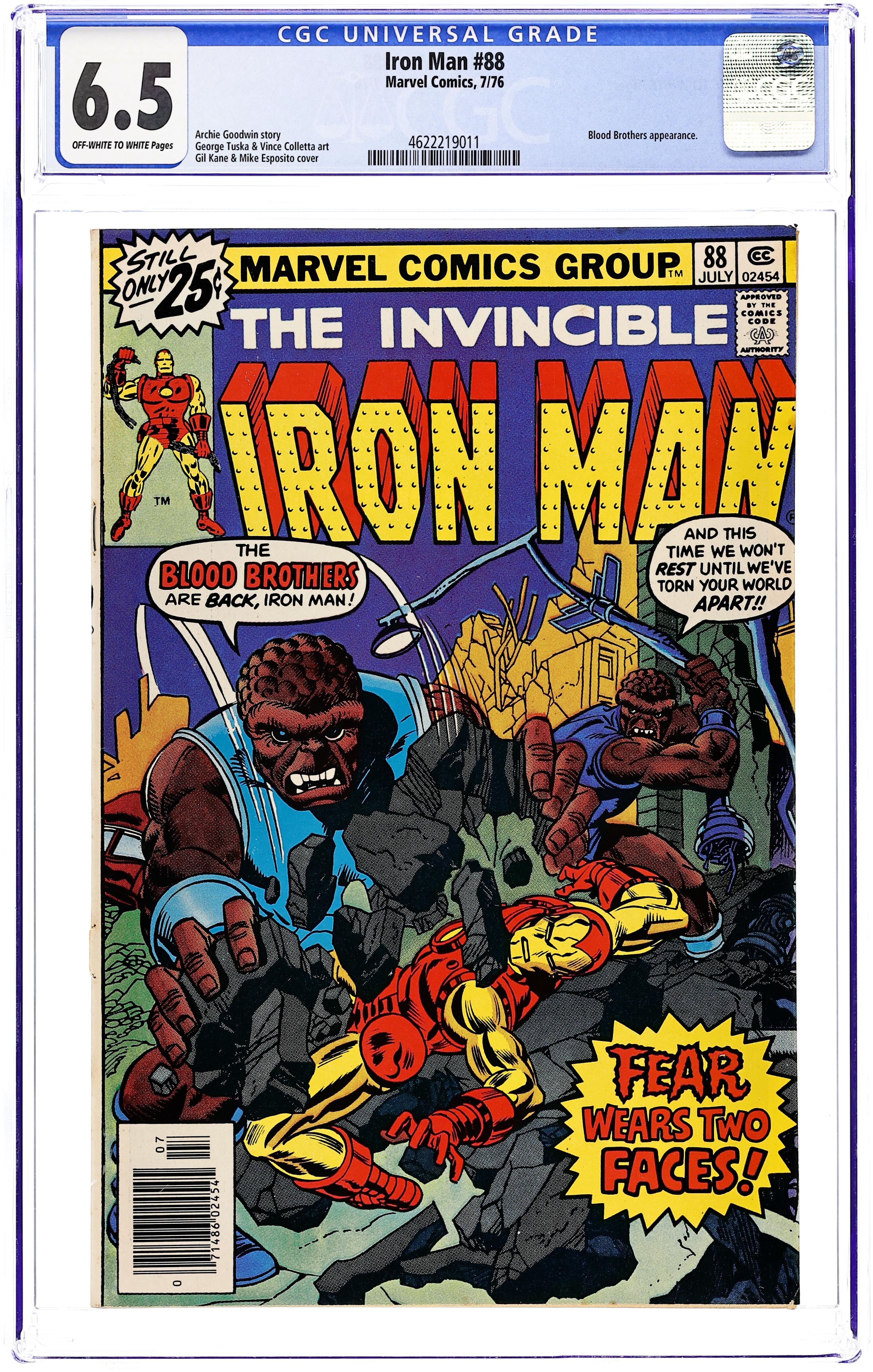 Iron Man (1968 1st Series) 88 CGC 6.5