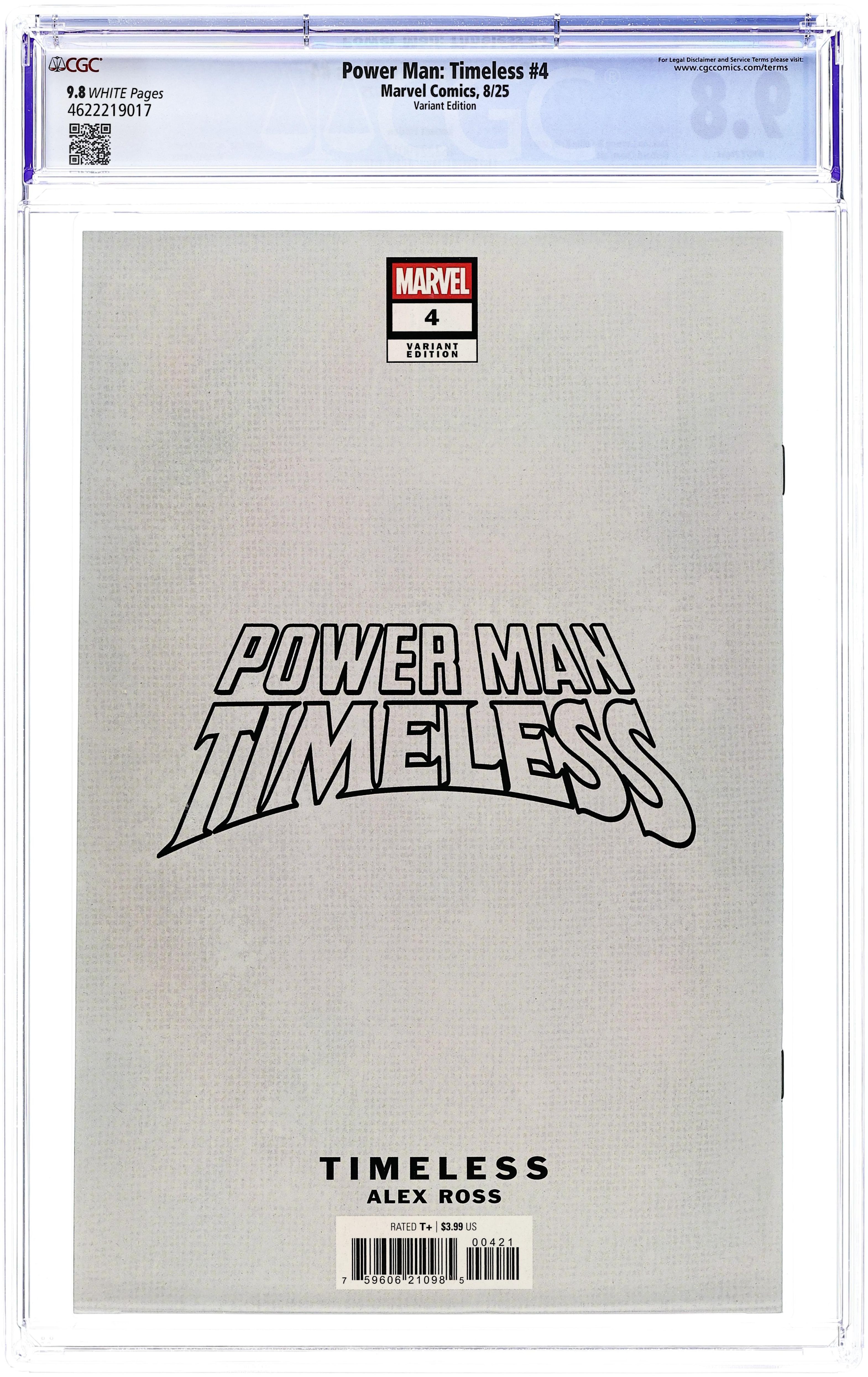 Power Man Timeless (2025 Marvel) 4B CGC 9.8