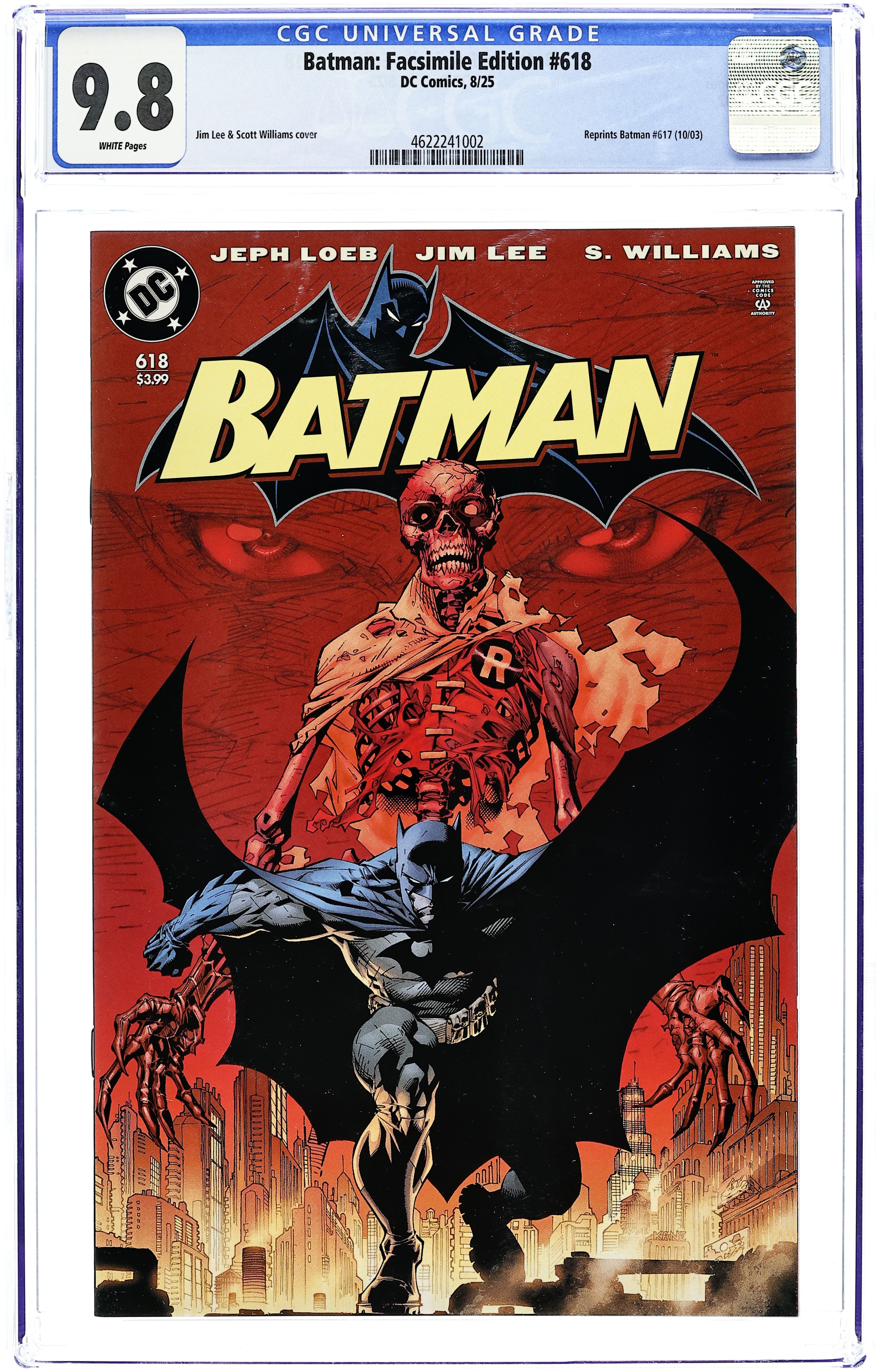 Batman (1940) Facsimile Edition 618A CGC 9.8