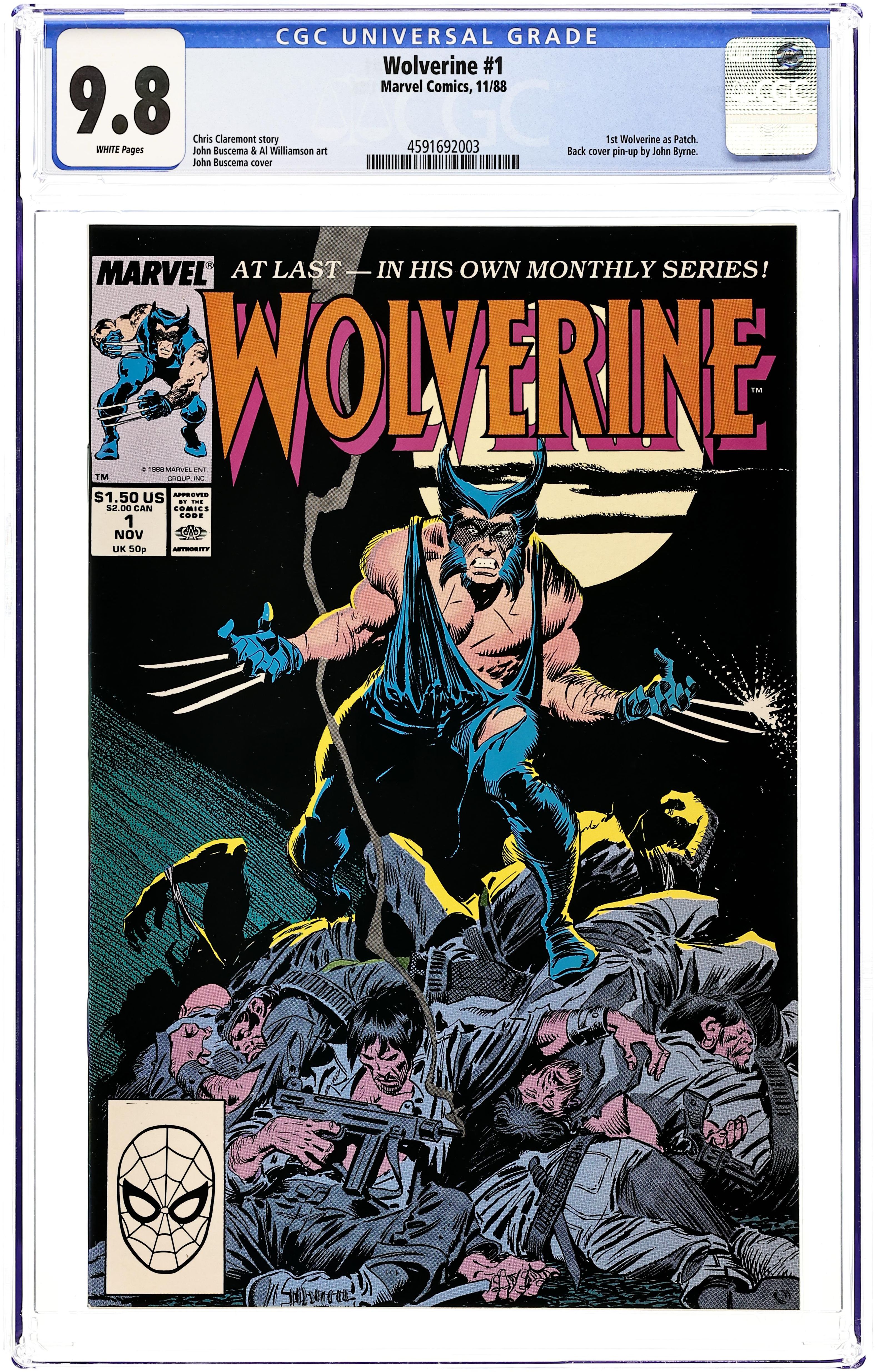 Wolverine (1988 1st Series) 1D CGC 9.8