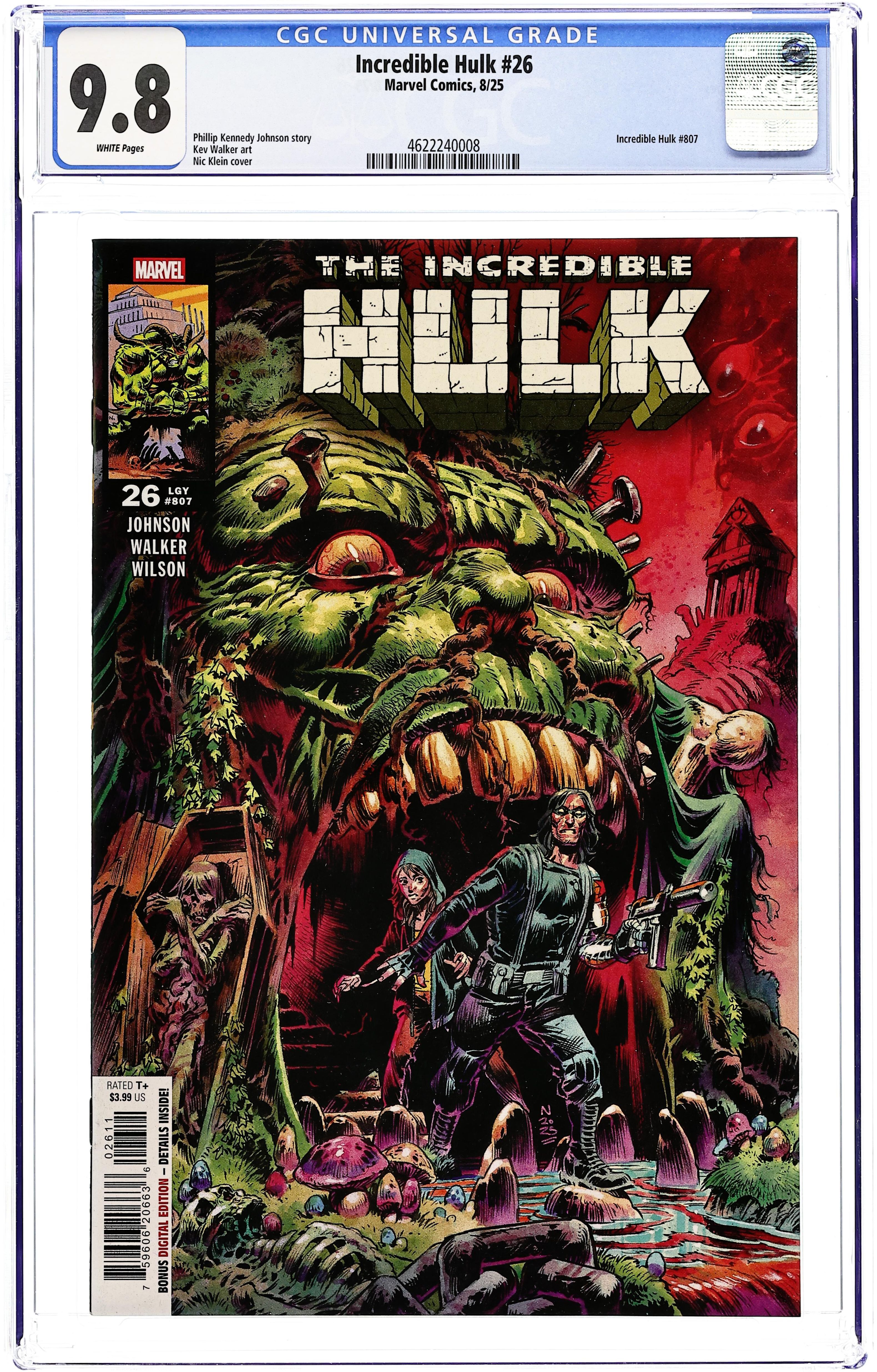 Incredible Hulk (2023 Marvel) 26A CGC 9.8