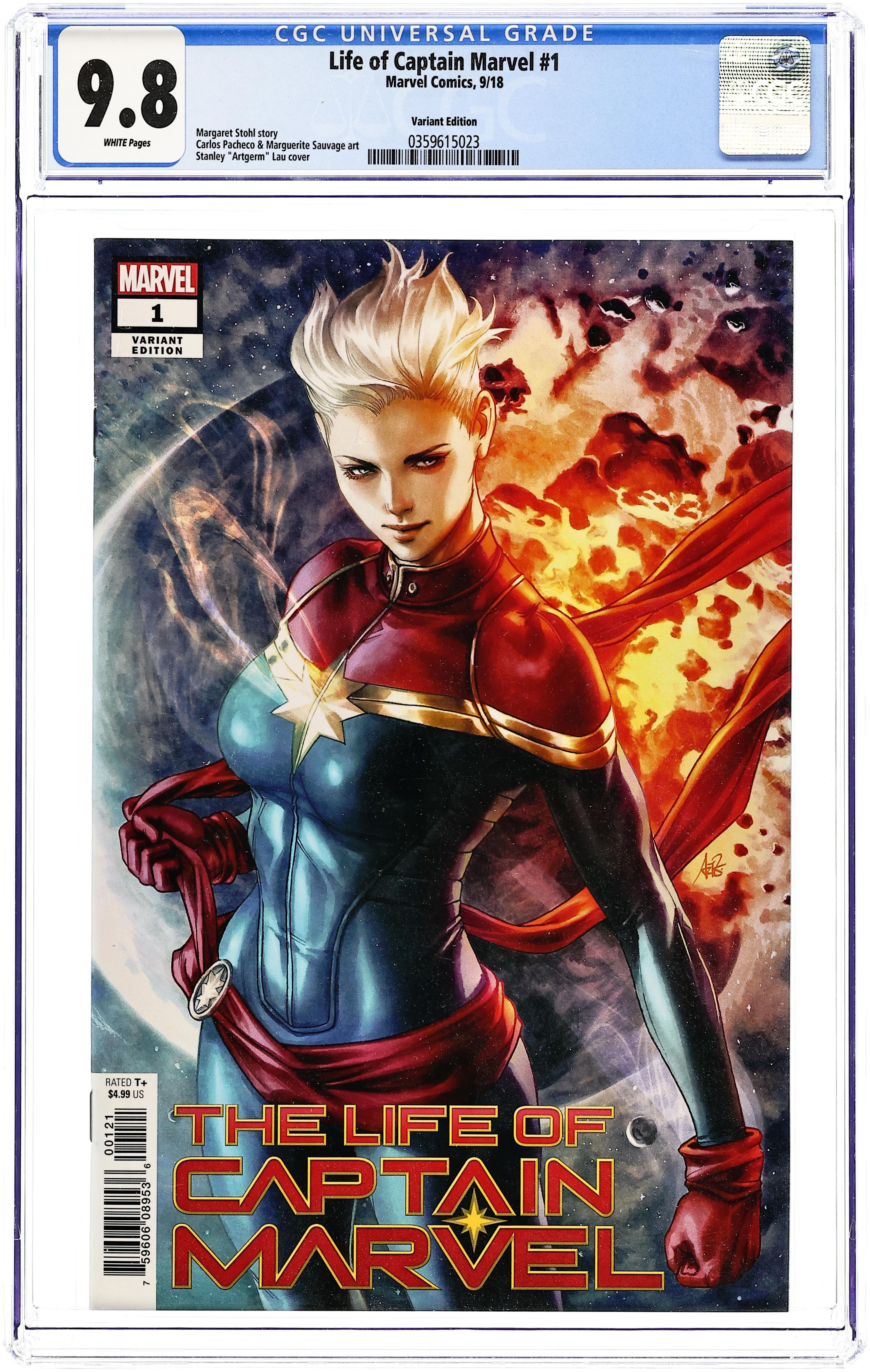 Life of Captain Marvel (2018) 1B CGC 9.8