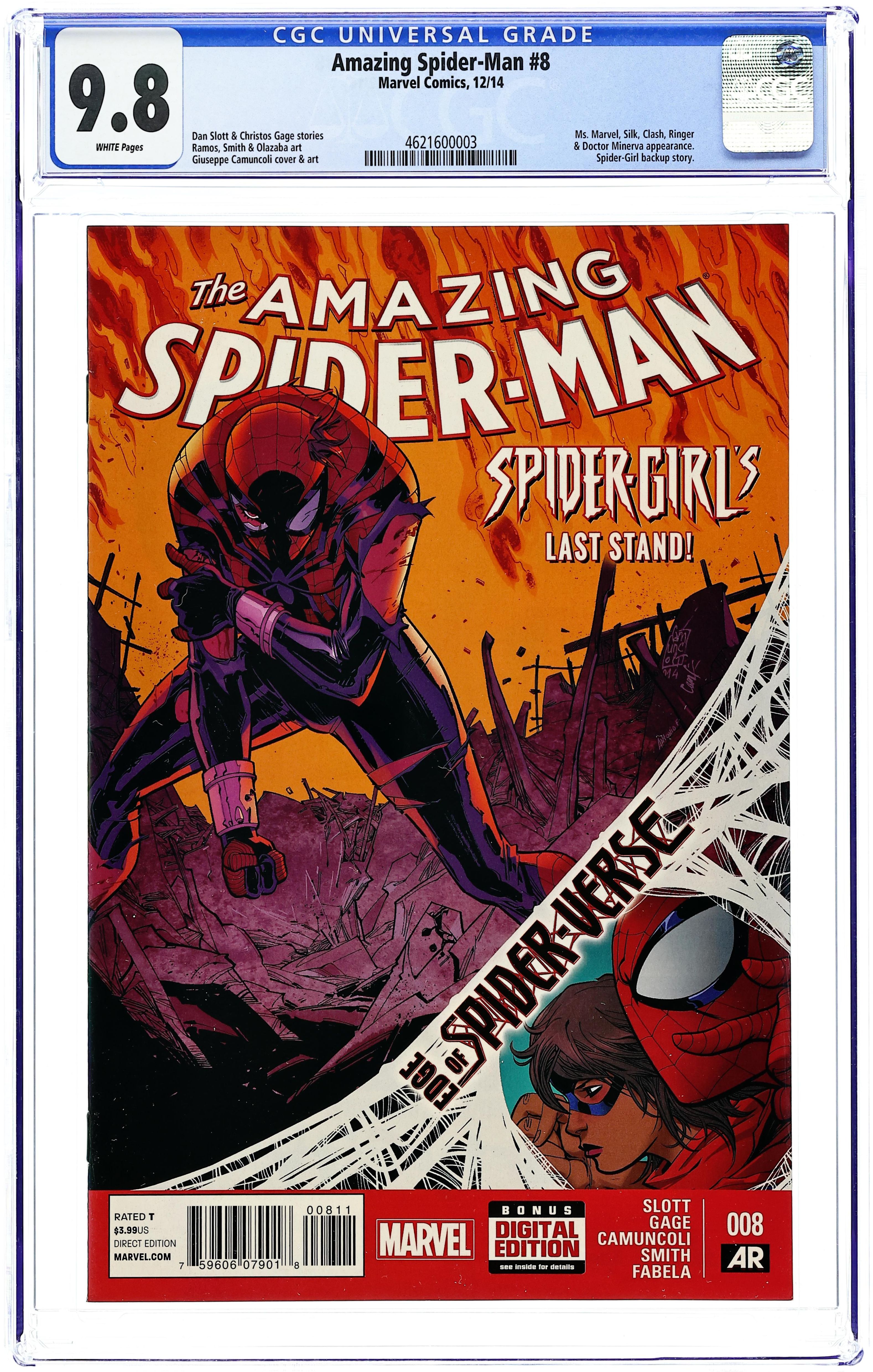 Amazing Spider-Man (2014 3rd Series) 8A CGC 9.8