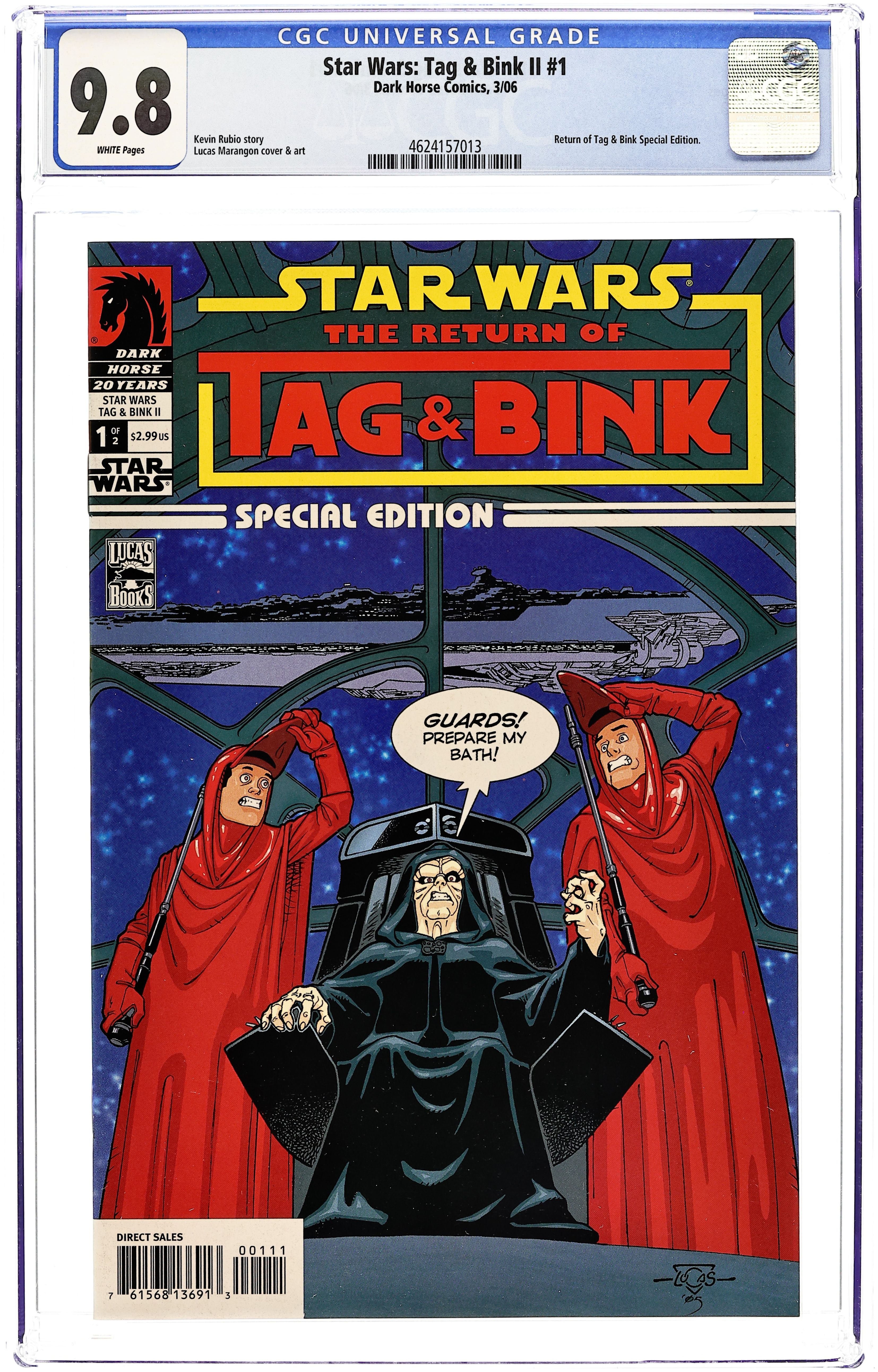 Star Wars Tag and Bink II Special Edition (2006) 1 CGC 9.8