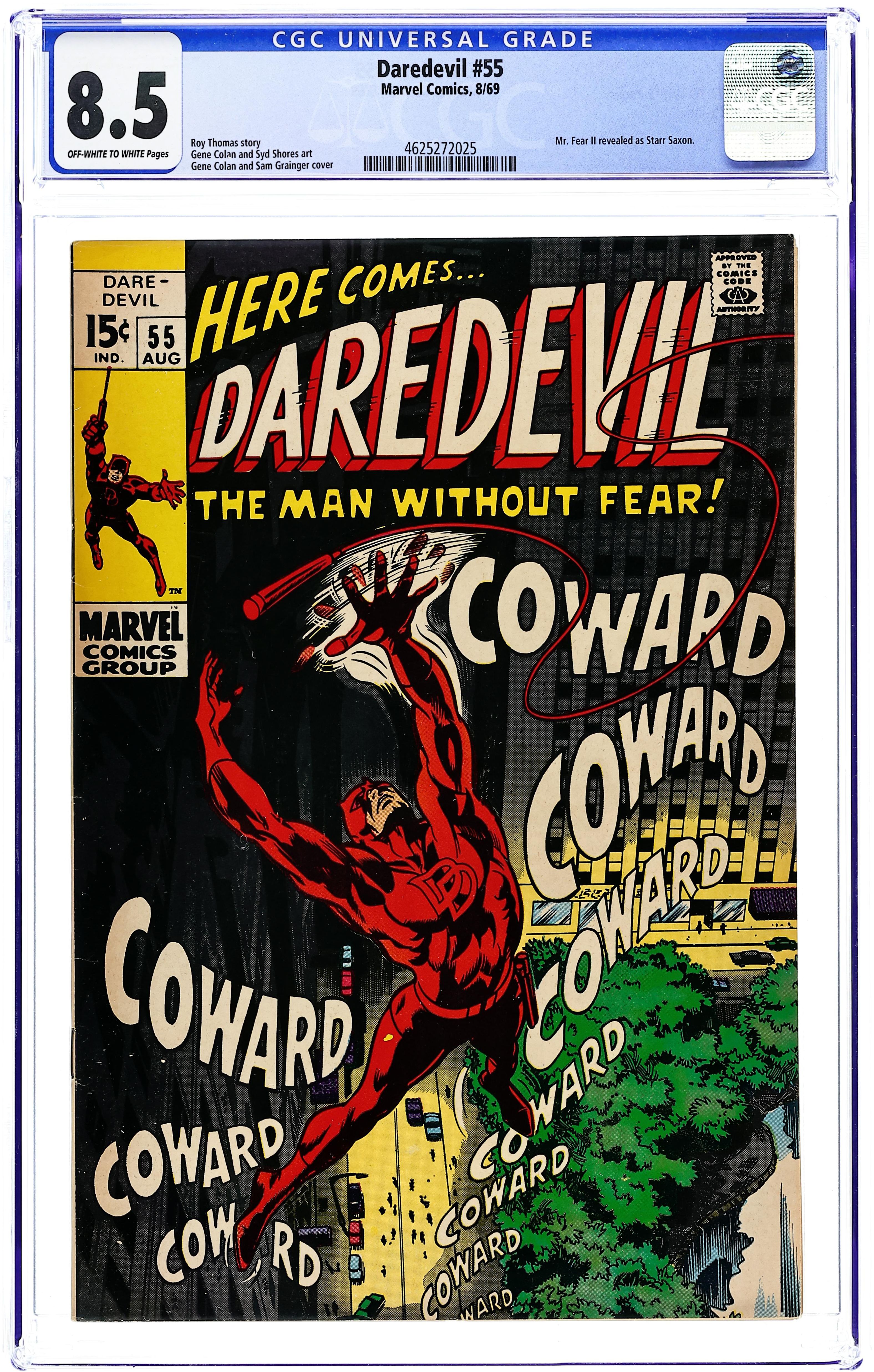 Daredevil (1964 1st Series) comic books graded by CGC with issue ...
