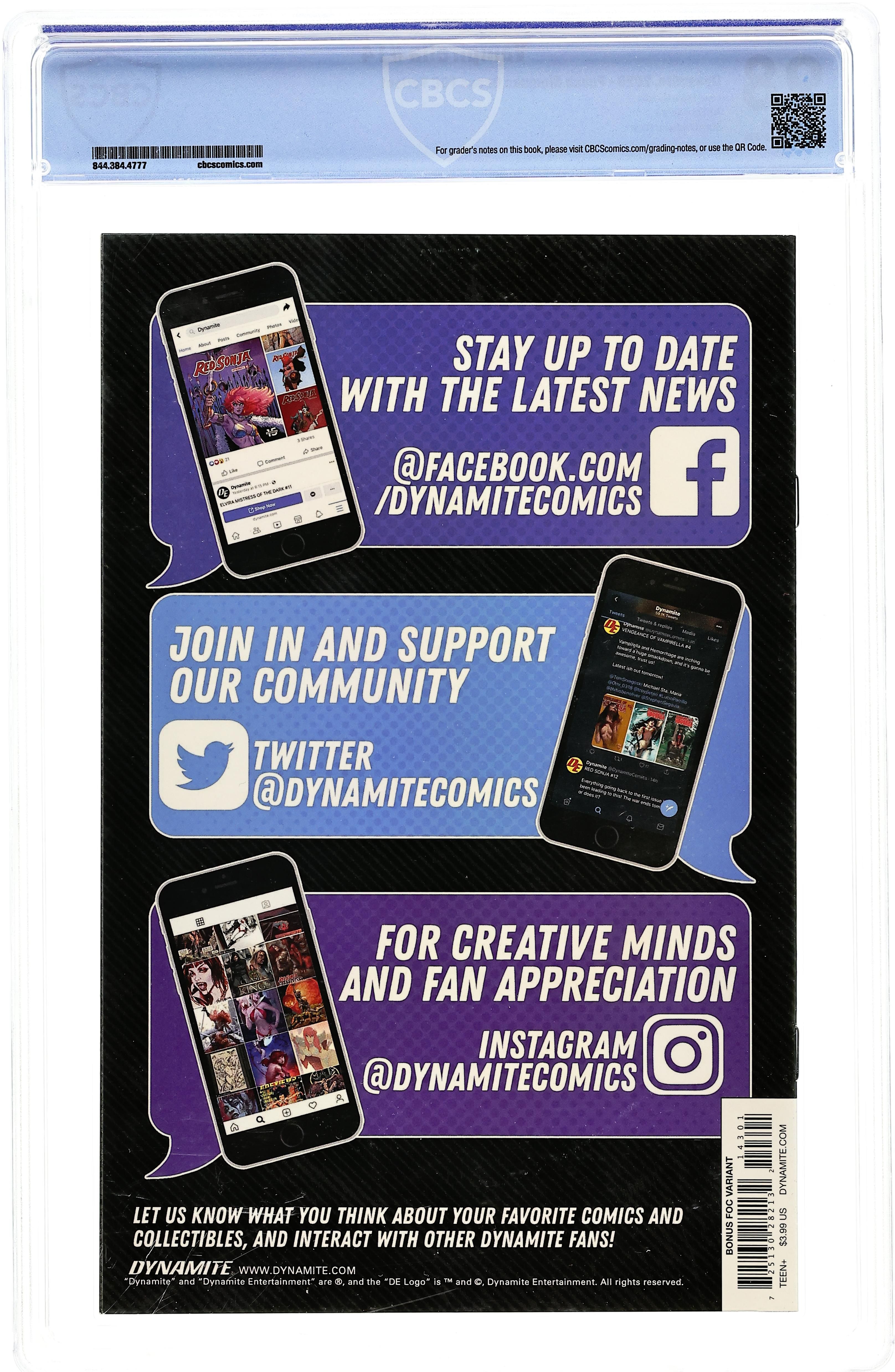 Vampirella (2019 Dynamite) Volume 5 14Q CBCS 9.8