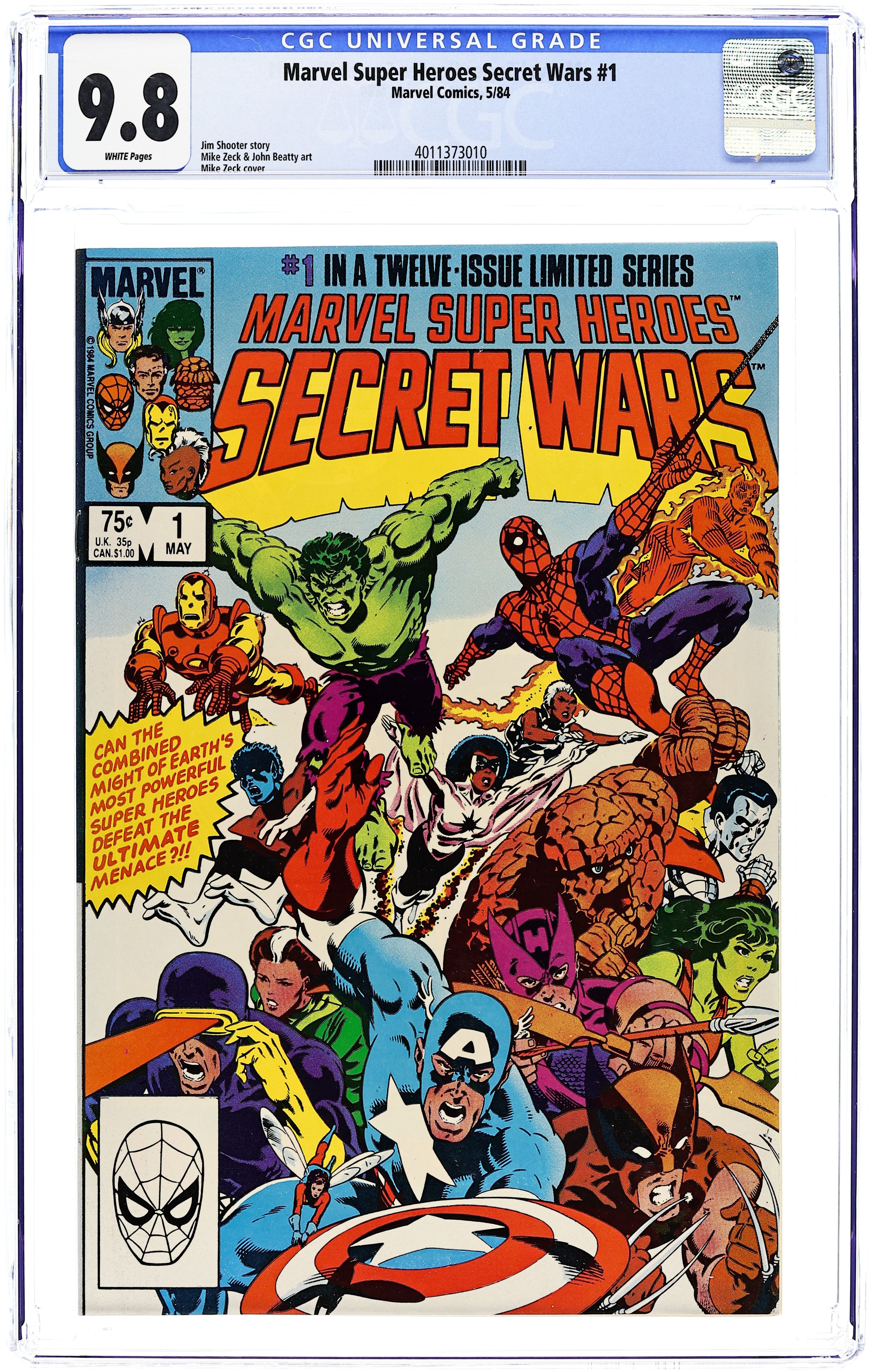Marvel Super Heroes Secret Wars (1984) 1D CGC 9.8