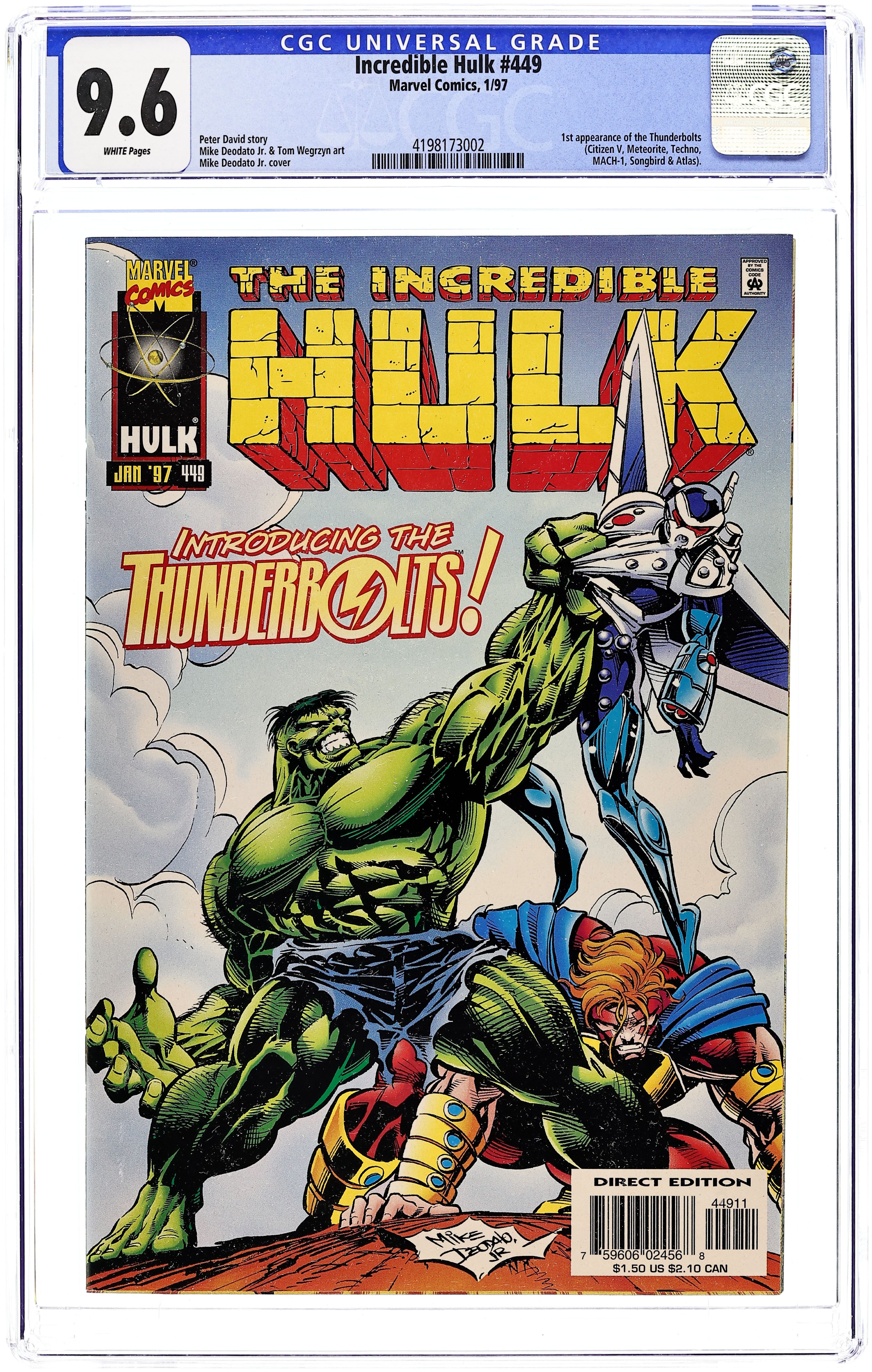 Incredible Hulk (1962 Marvel 1st Series) 449D CGC 9.6