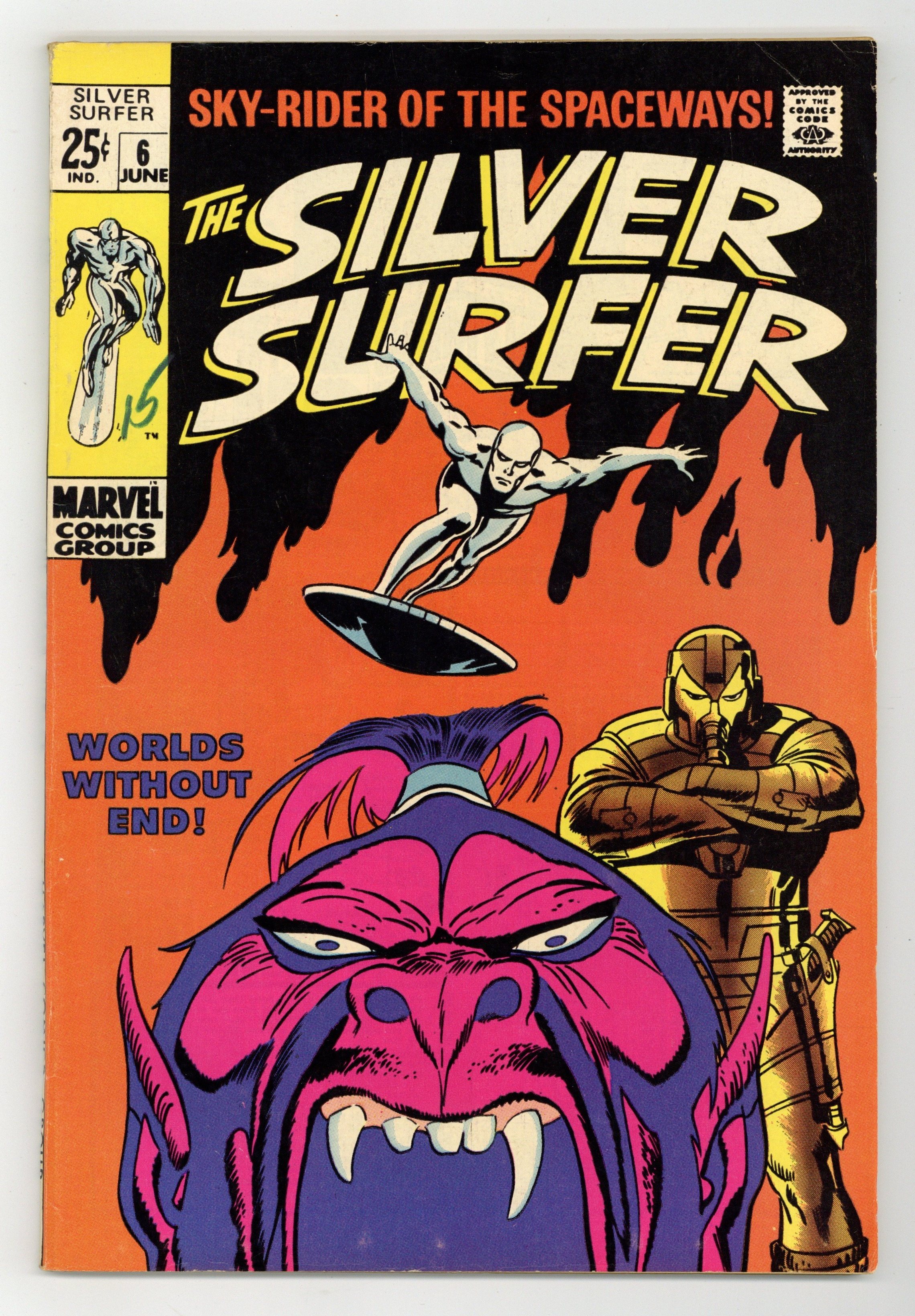 Silver Surfer (1968 1st Series) 6 FN- 5.5
