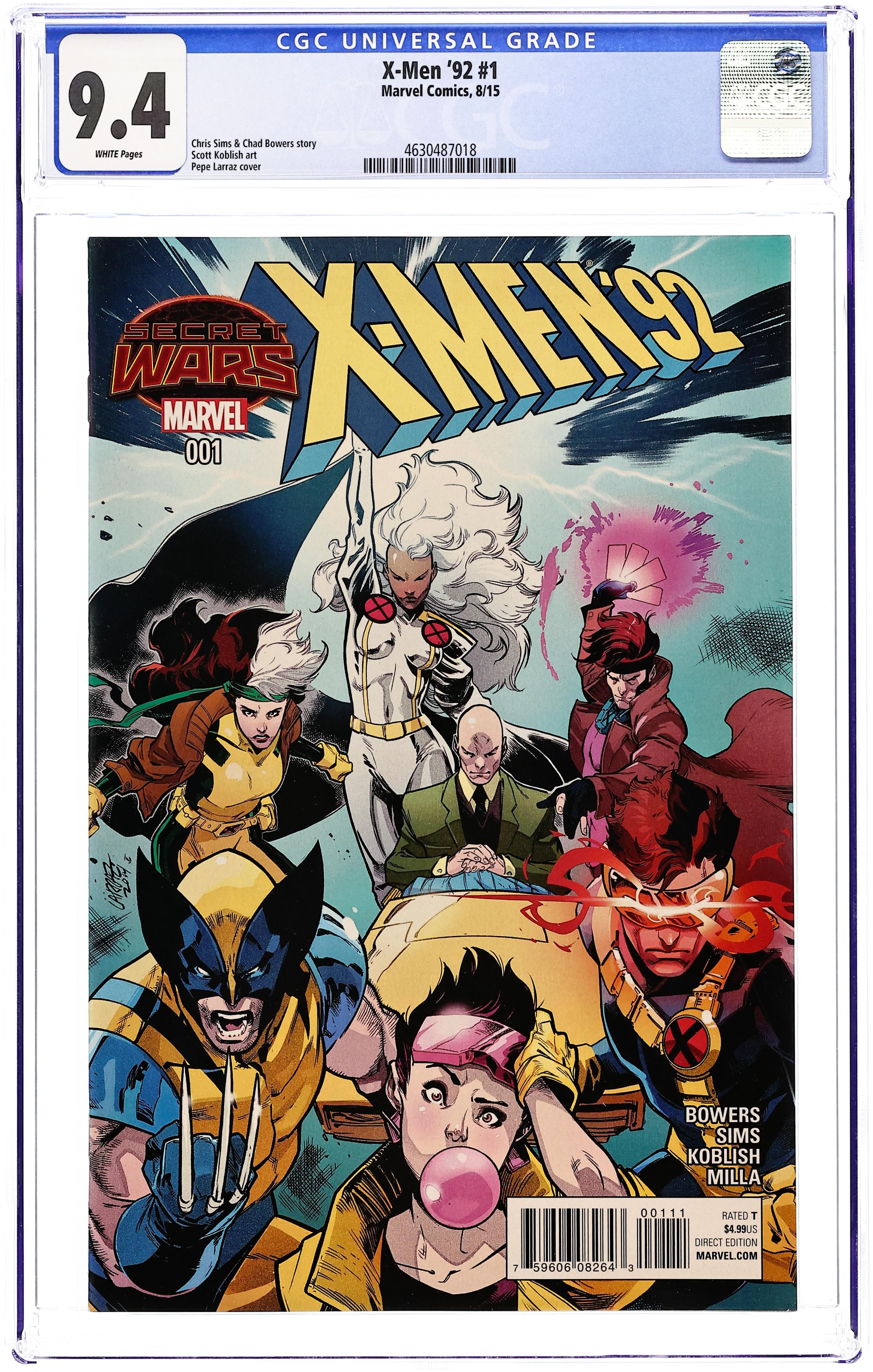 X-Men '92 (2015) 1A CGC 9.4
