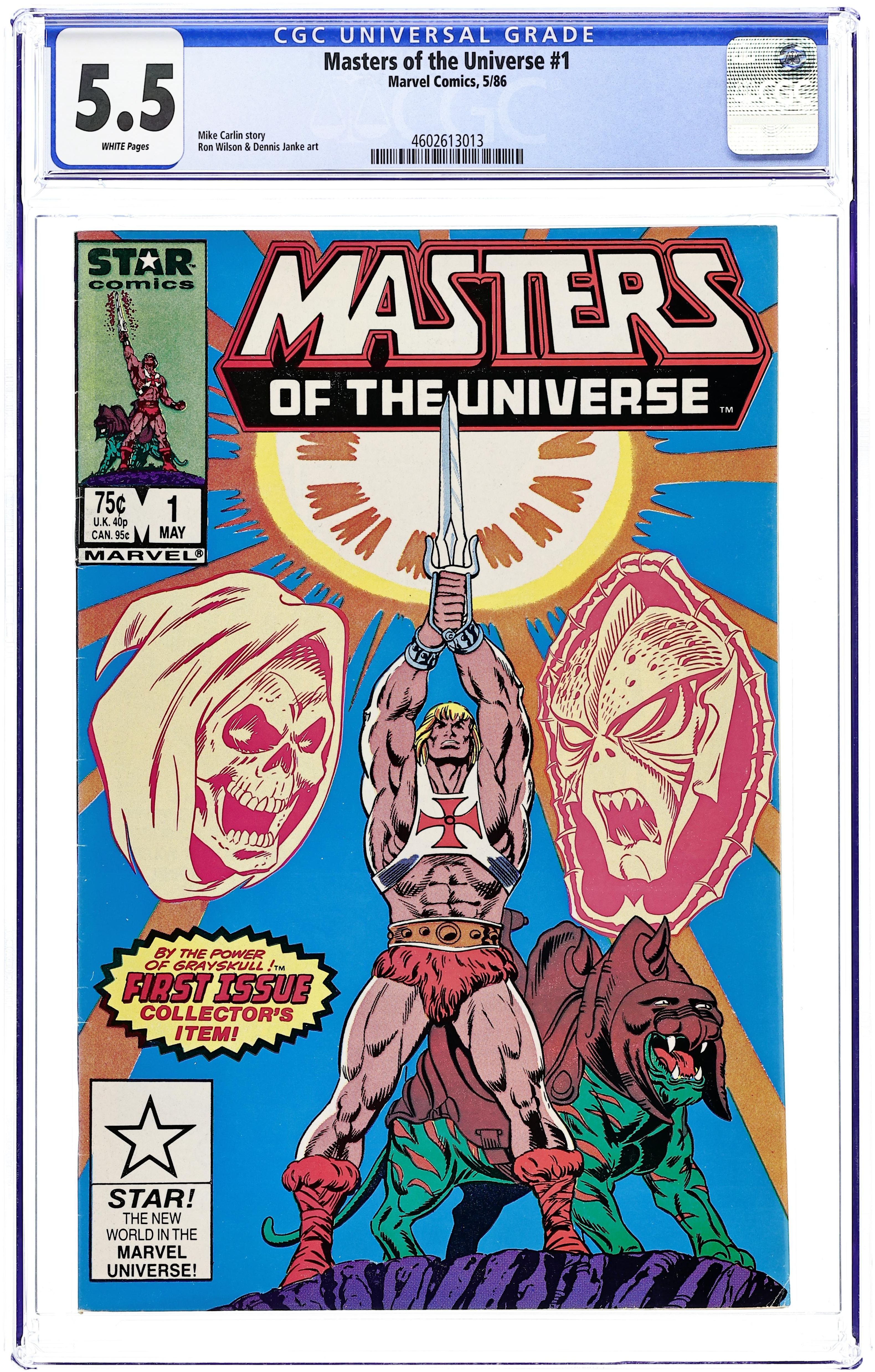 Masters of the Universe (1986 Marvel/Star Comics) 1D CGC 5.5