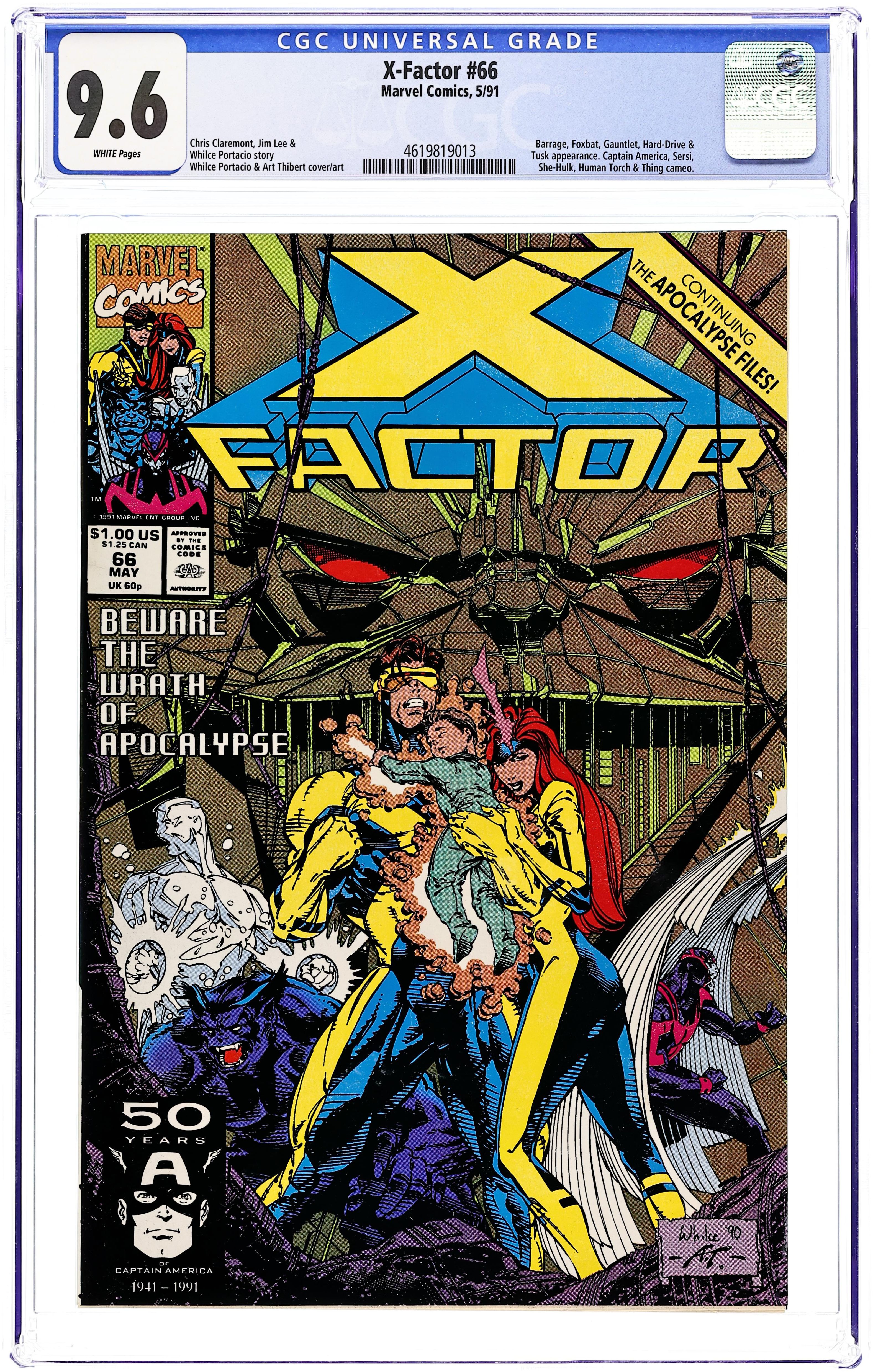 X-Factor (1986 1st Series Marvel) 66 CGC 9.6