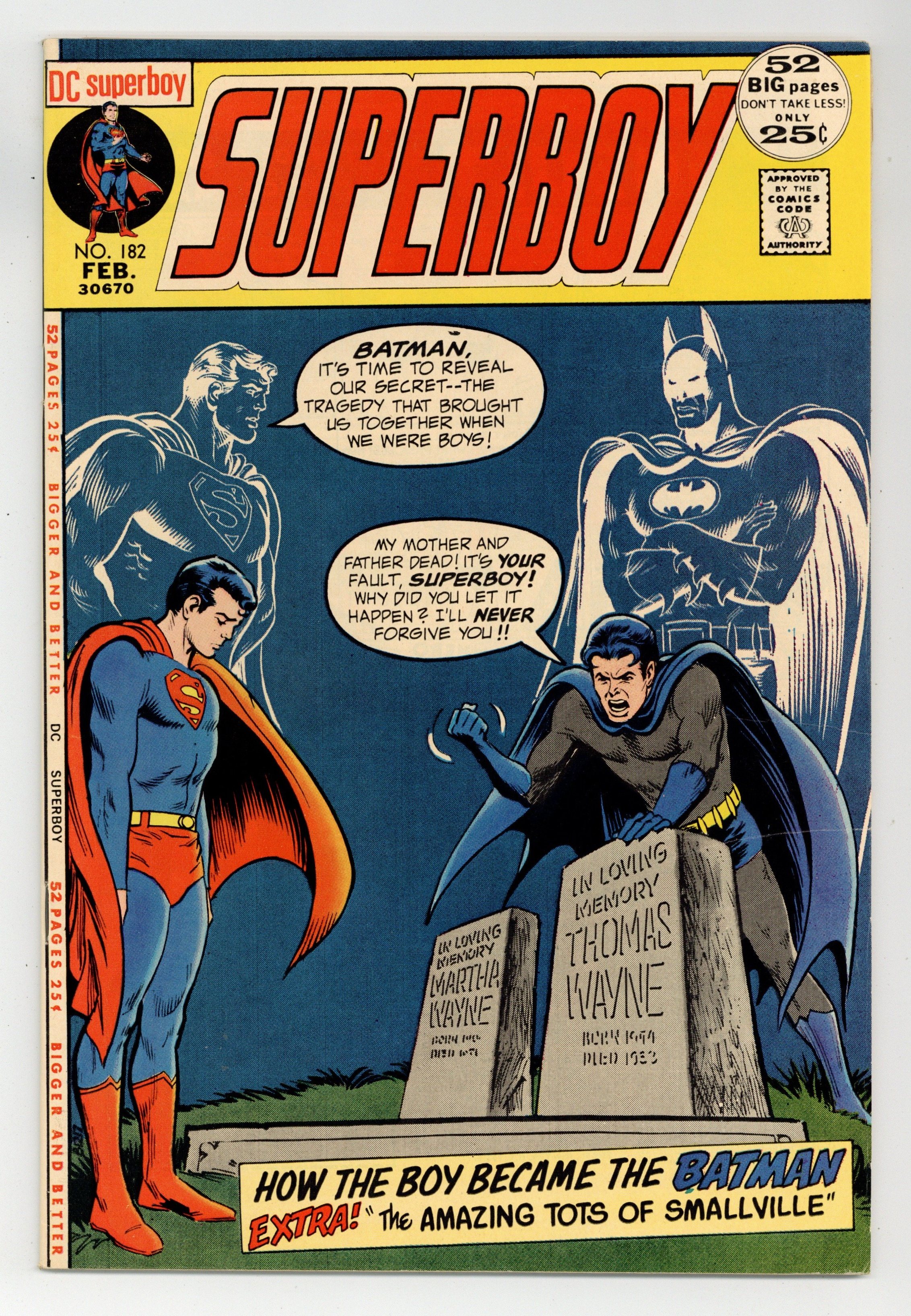 Superboy (1949-1979 1st Series DC) 182 VF- 7.5