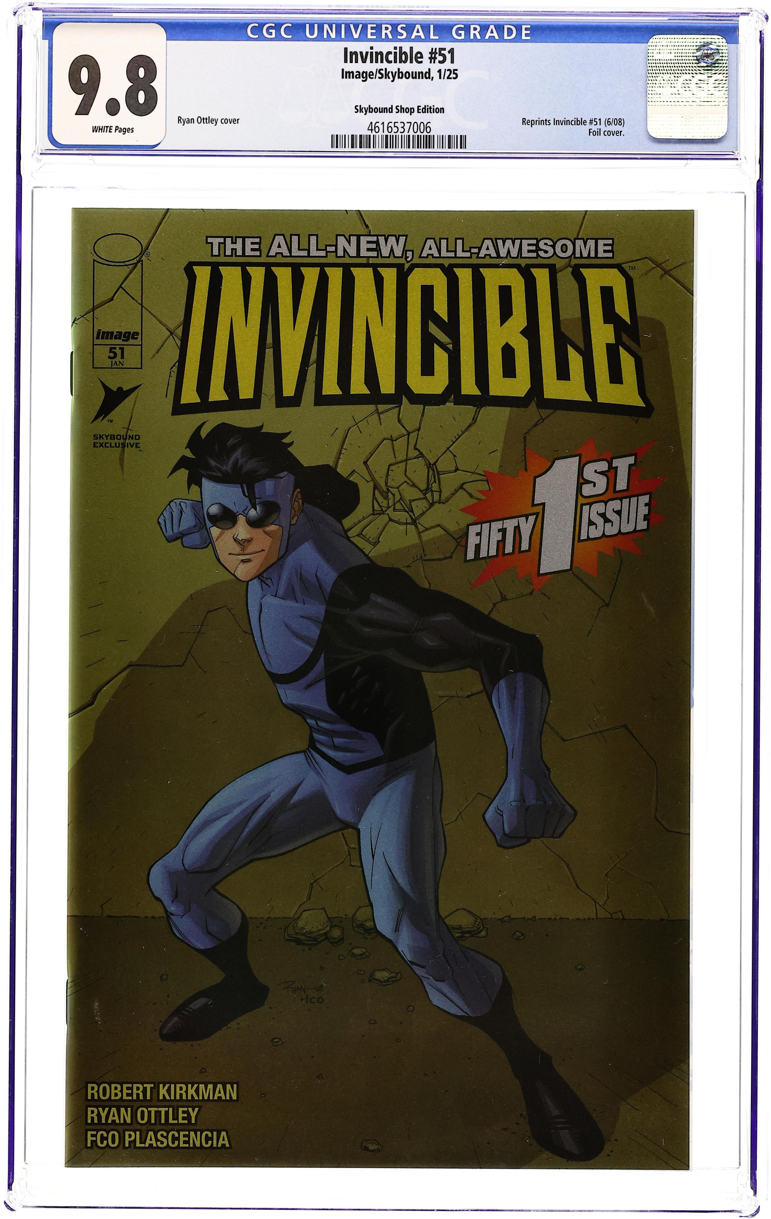 Invincible (2003 Image) 51SKYBOUND.A CGC 9.8