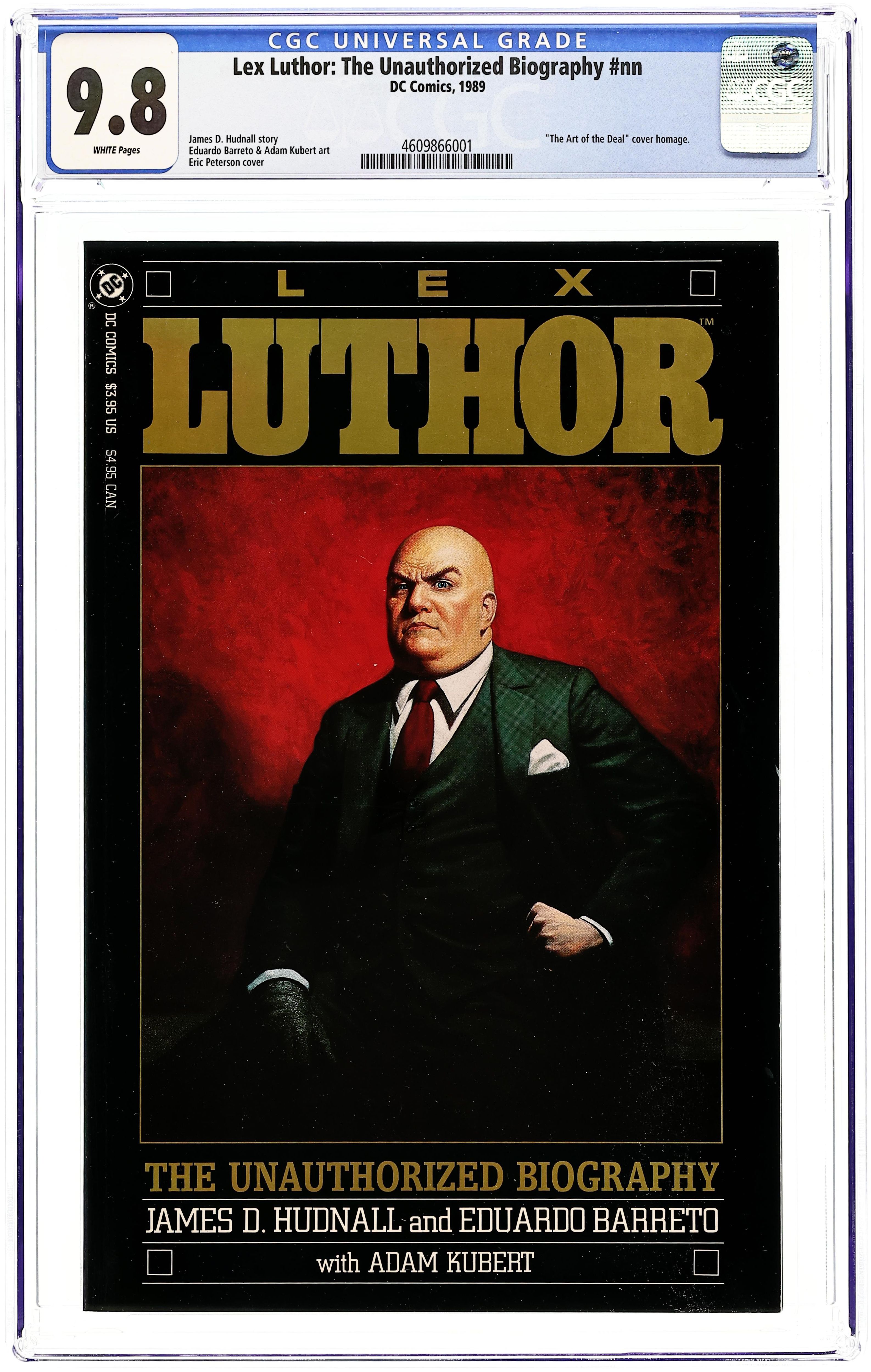Lex Luthor The Unauthorized Biography (1989) 1 CGC 9.8