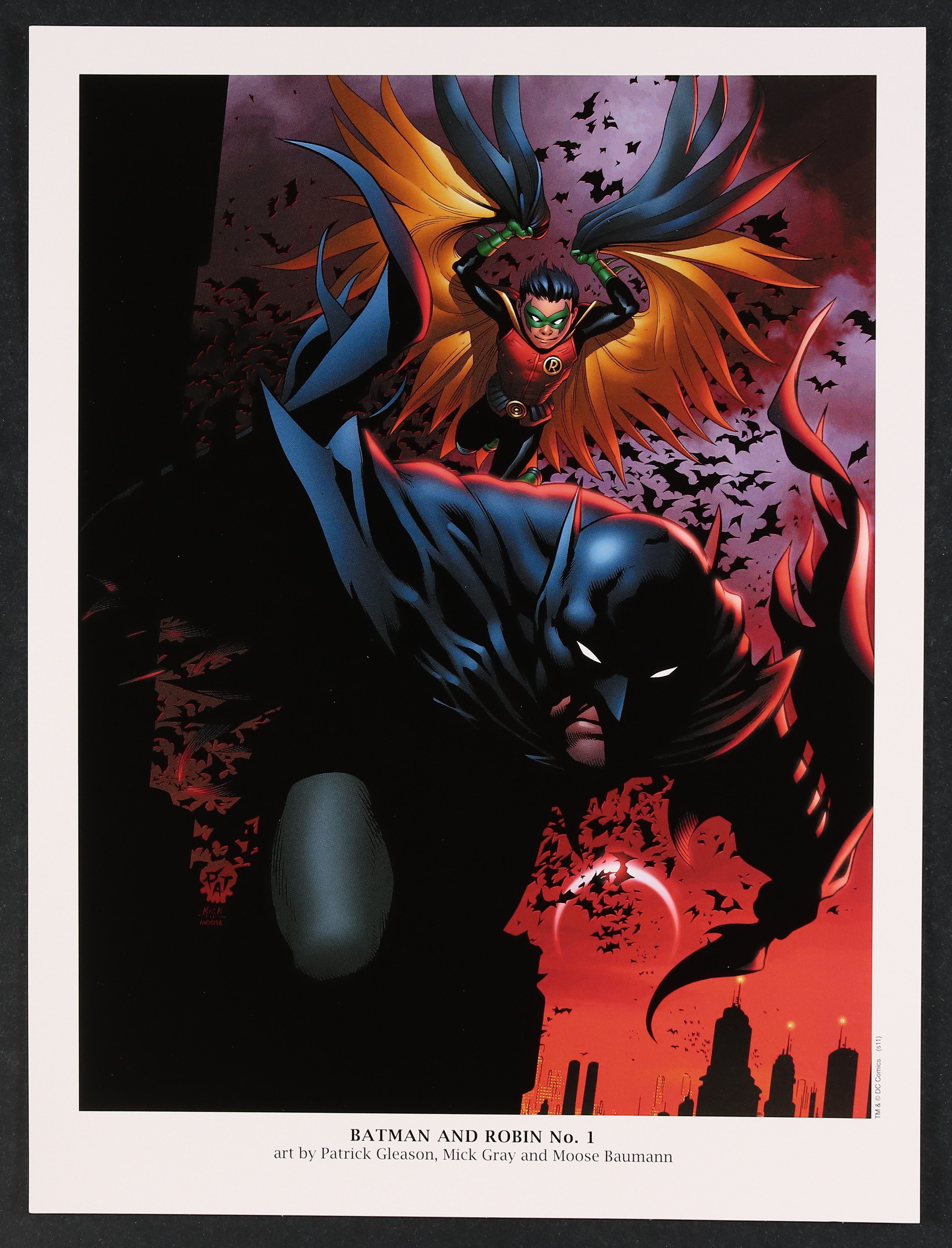 Batman and Robin #1 (2011) Cover Print by Patrick Gleason, Mick Gray ...