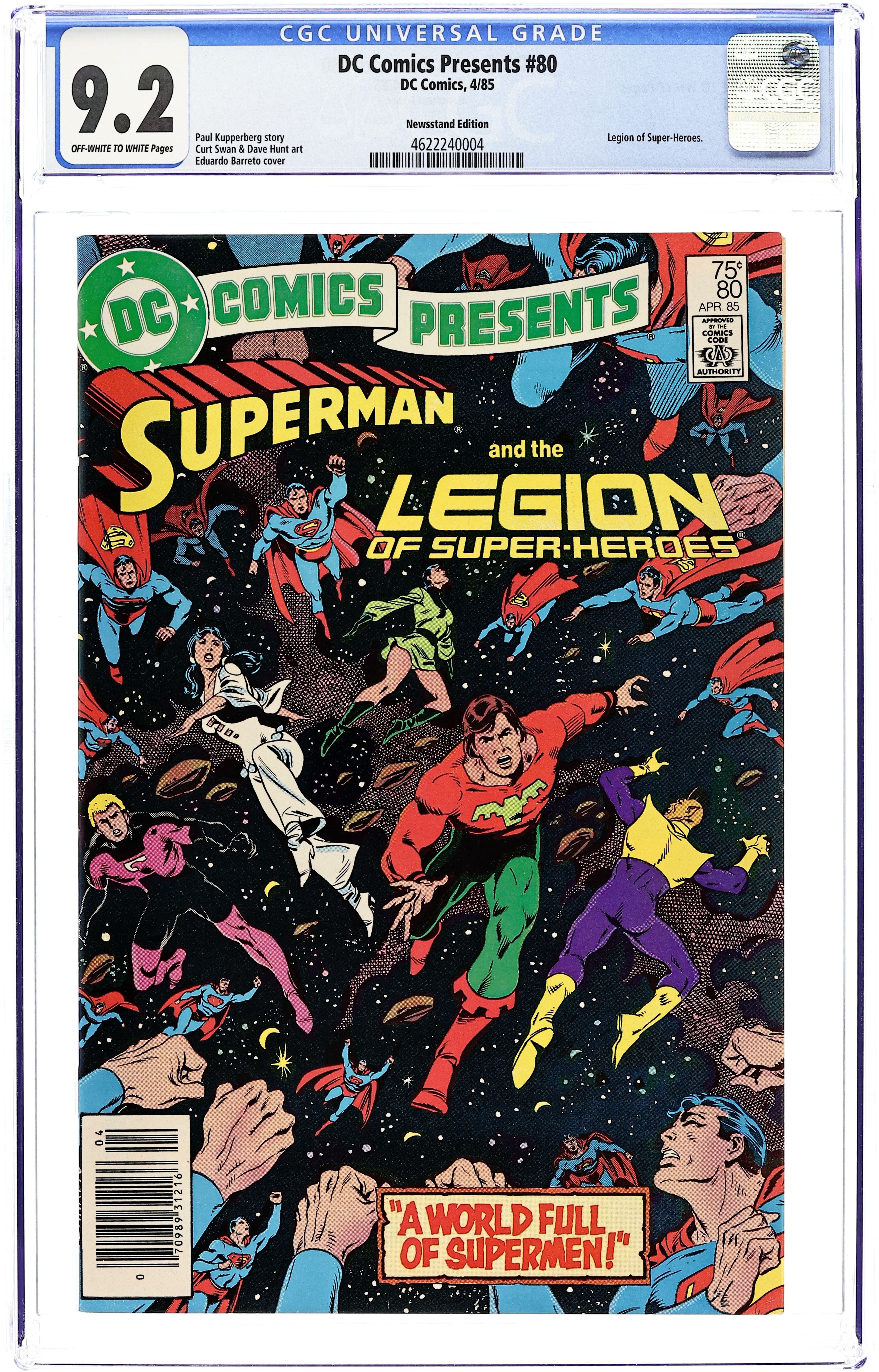 DC Comics Presents (1978 DC) 80N CGC 9.2