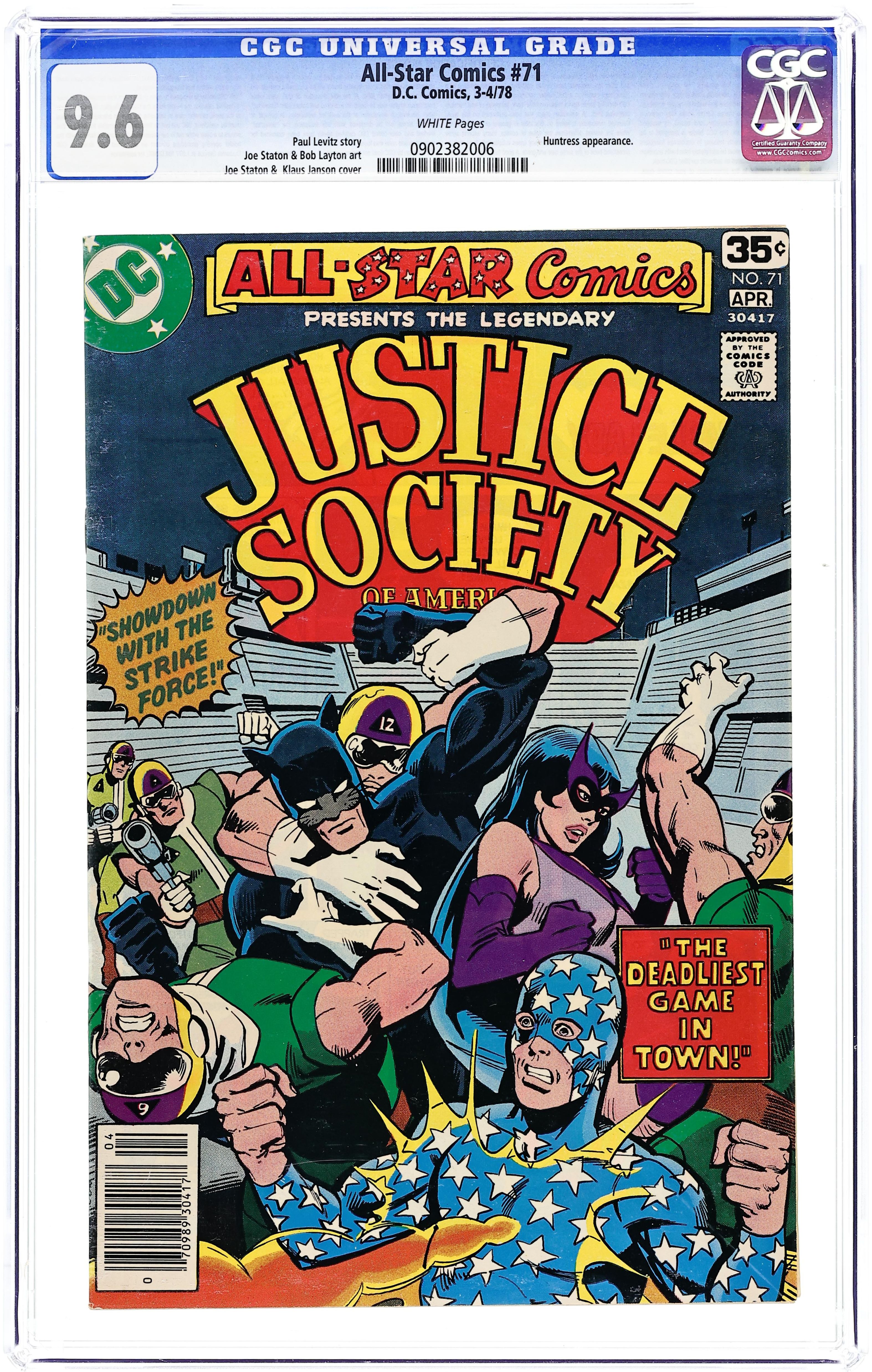 All Star Comics (1940-1978) 71 CGC 9.6