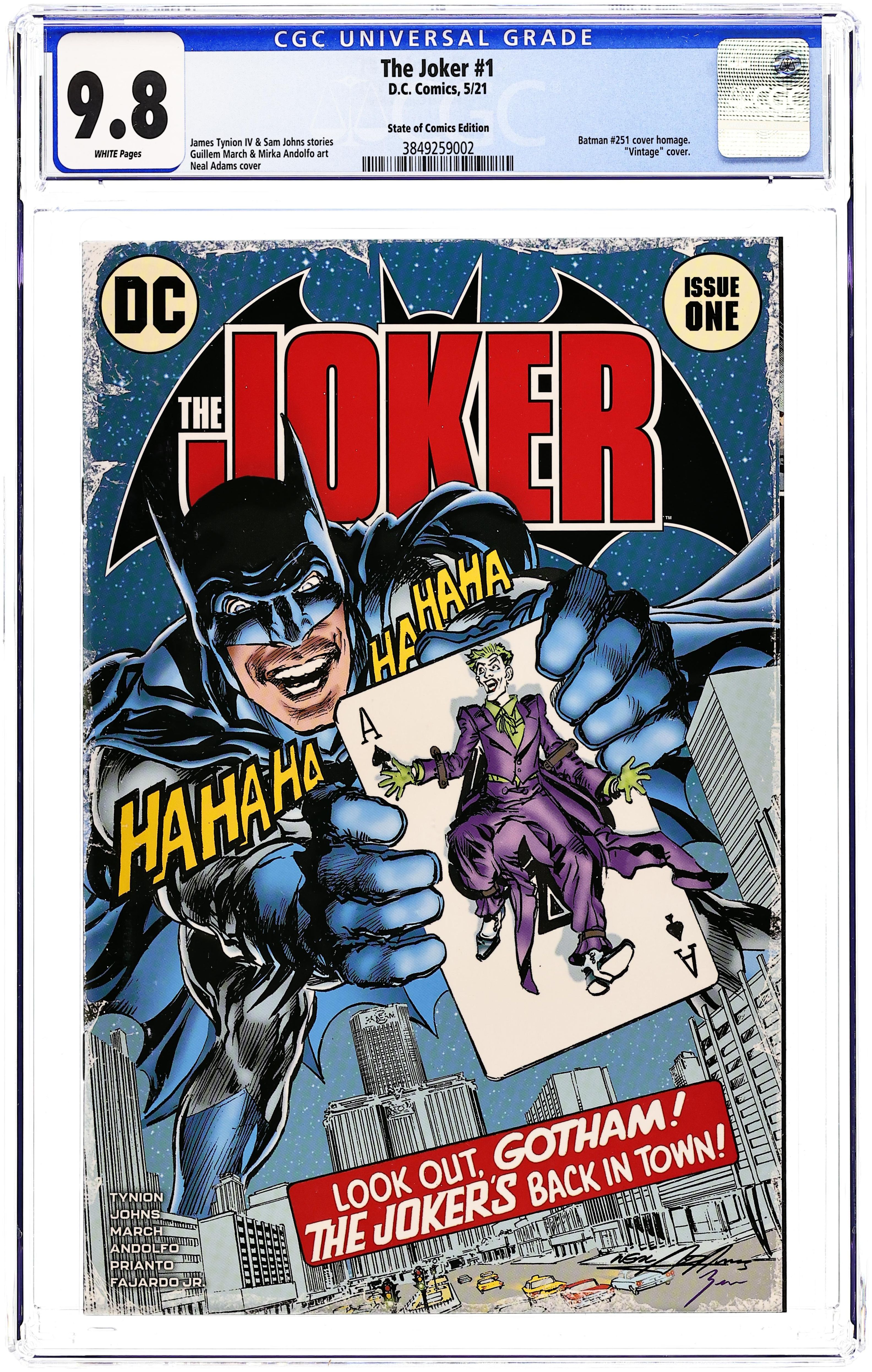 Joker (2021 DC) 1SOC CGC 9.8