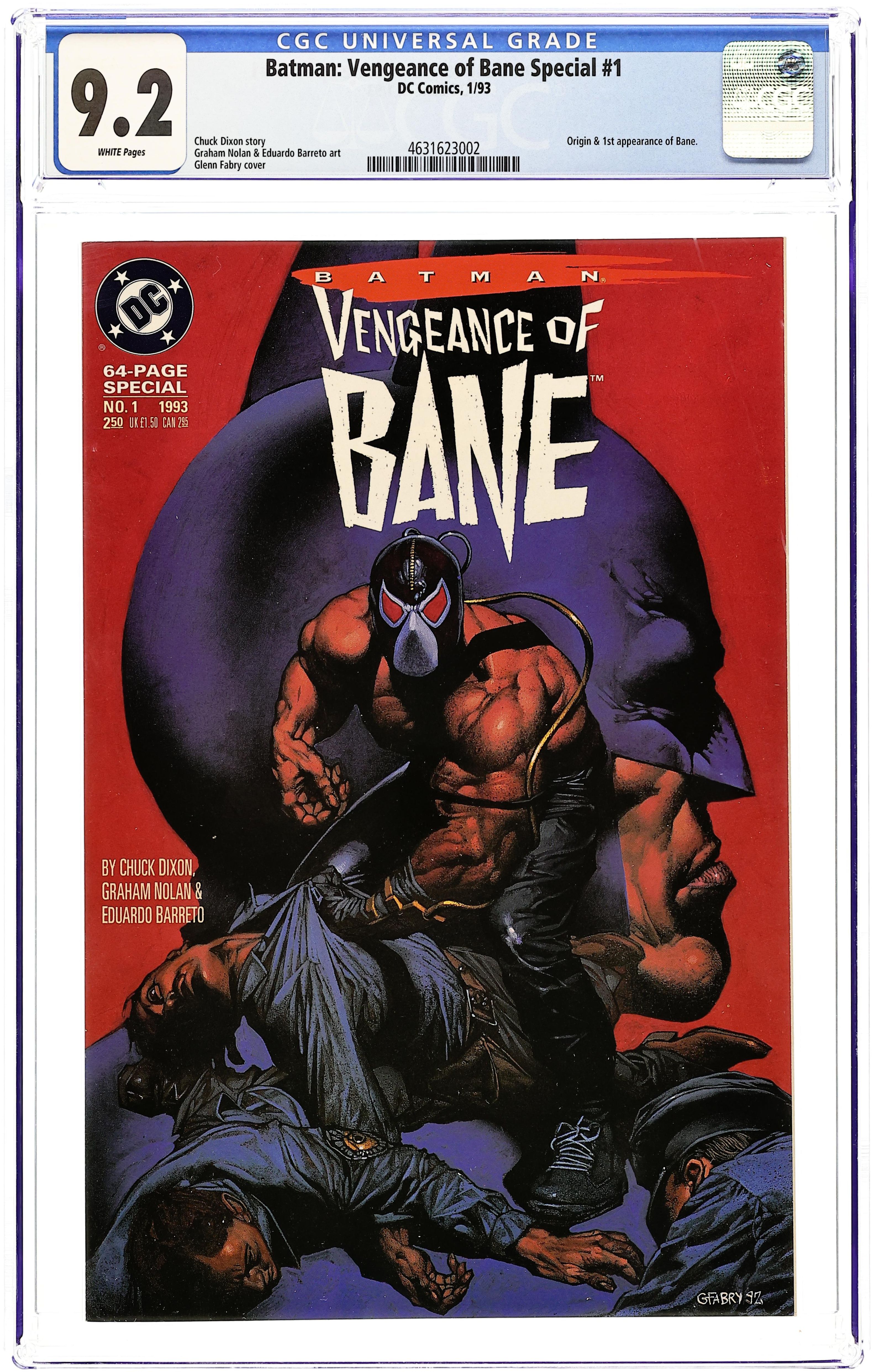 Batman Vengeance of Bane (1993) 1 CGC 9.2