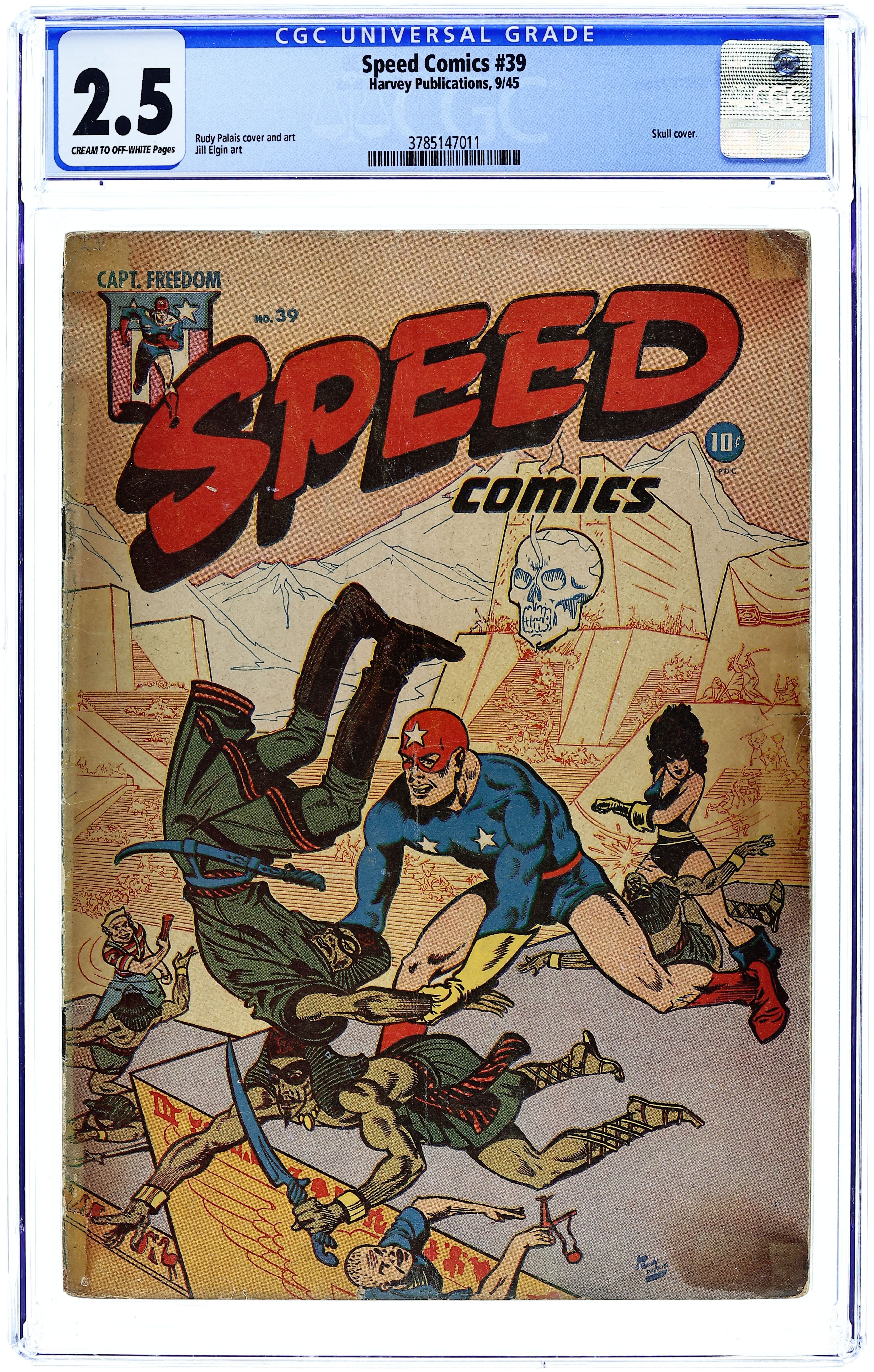 Speed Comics (1939-1947 Brookwood/Harvey) 39 CGC 2.5
