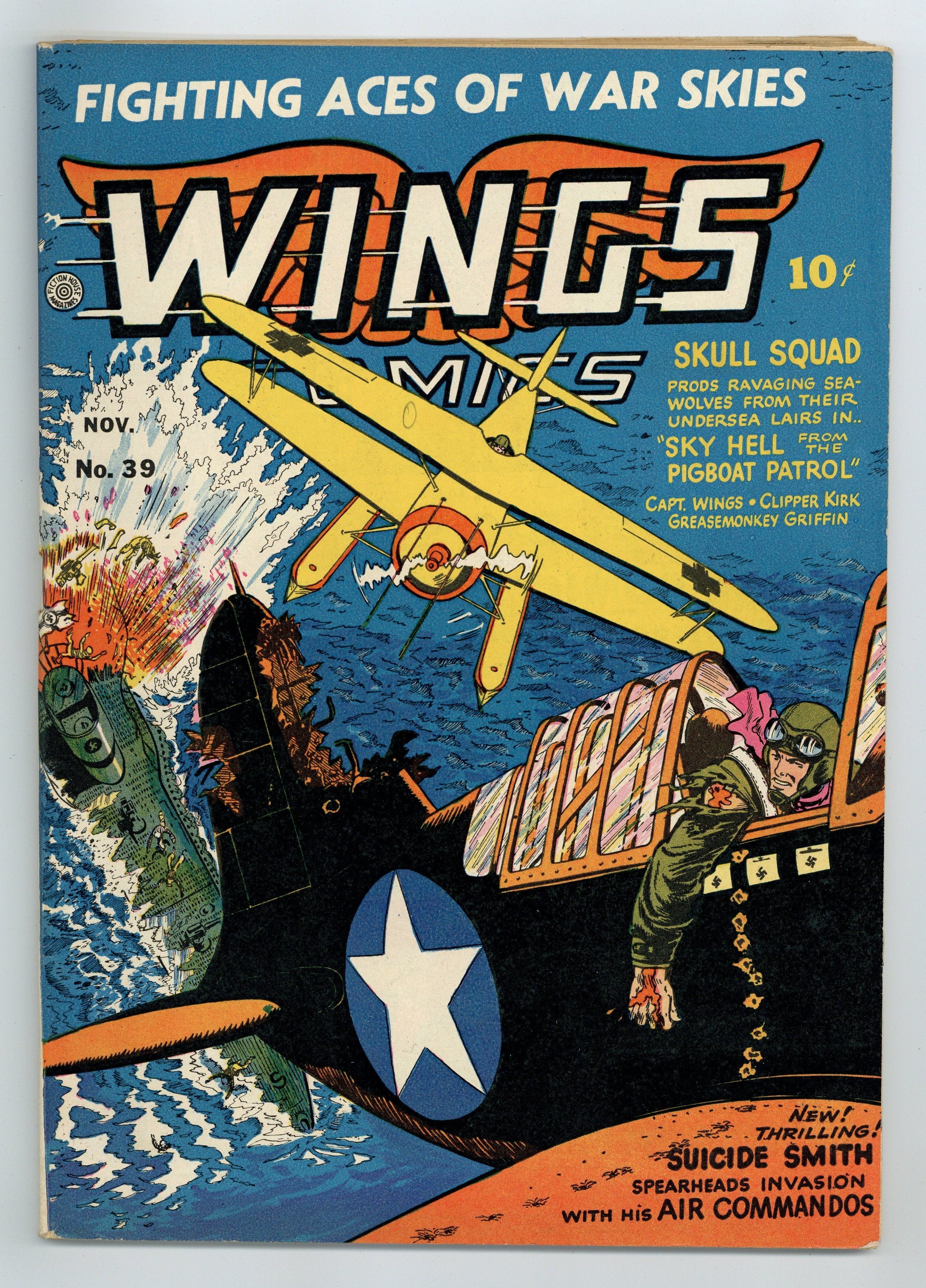 Wings Comics (1940) 39 GD+ 2.5