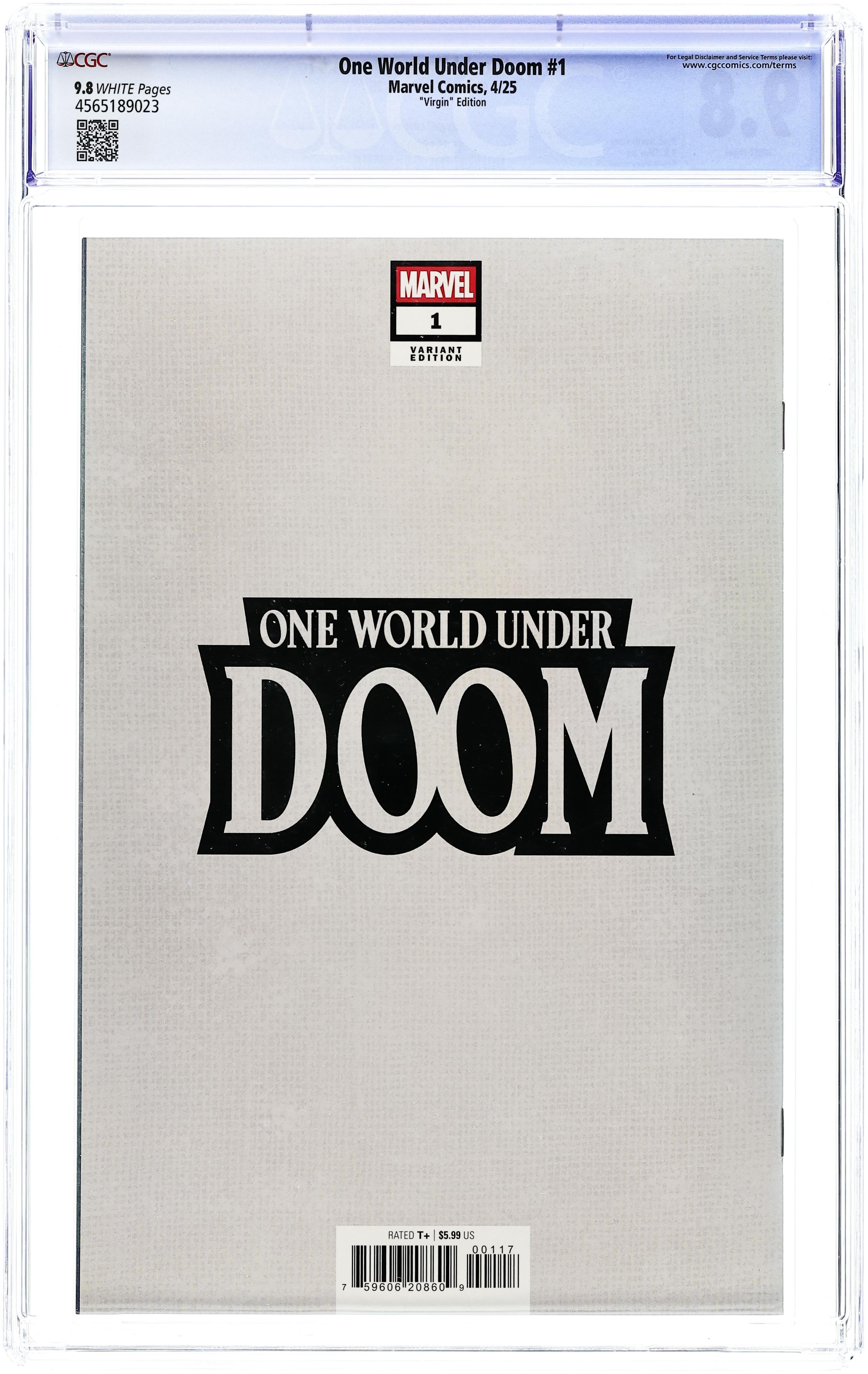 One World Under Doom (2025 Marvel) 1I CGC 9.8