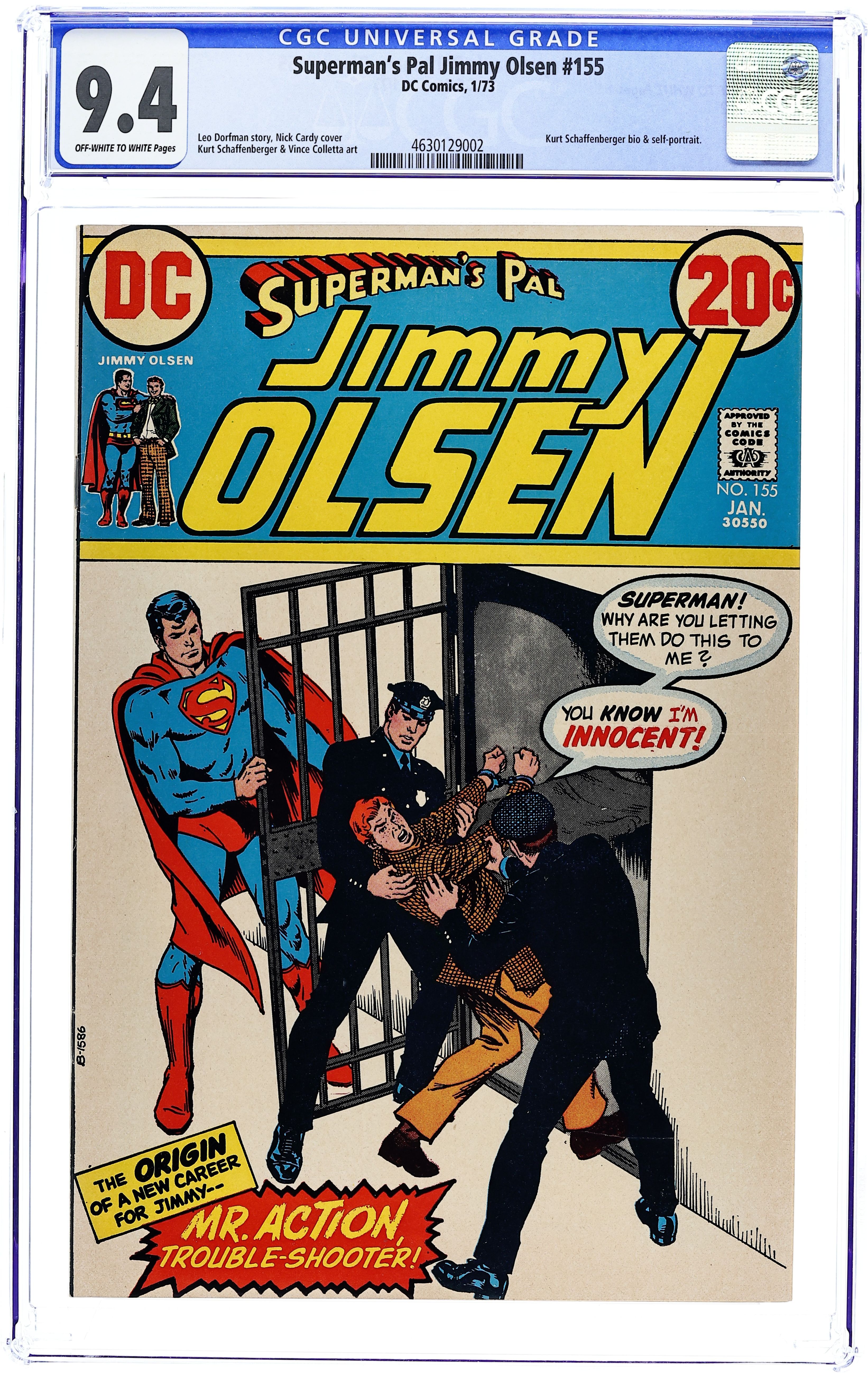 Superman's Pal Jimmy Olsen (1954) 155 CGC 9.4