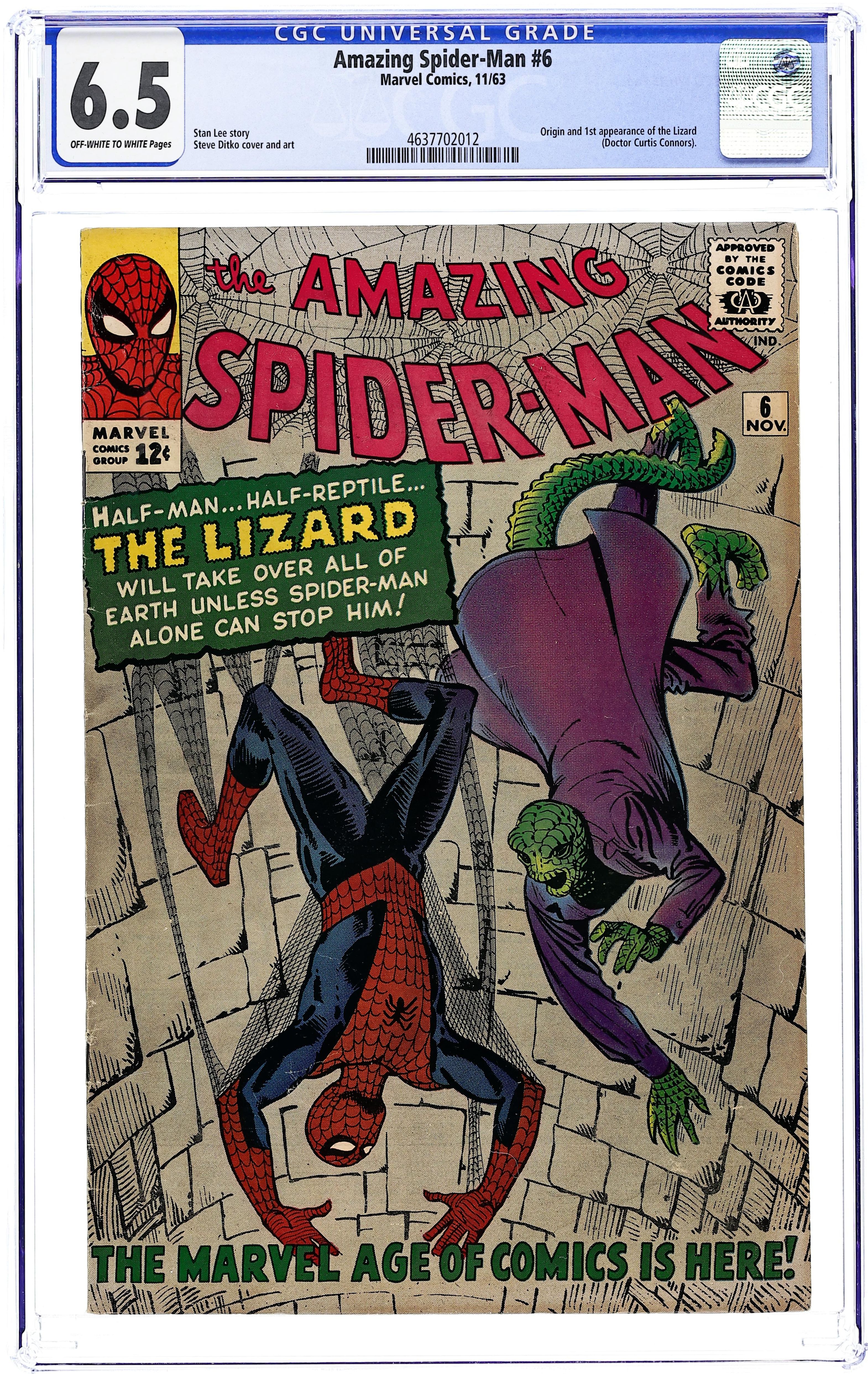 Amazing Spider-Man (1963 1st Series) 6 CGC 6.5