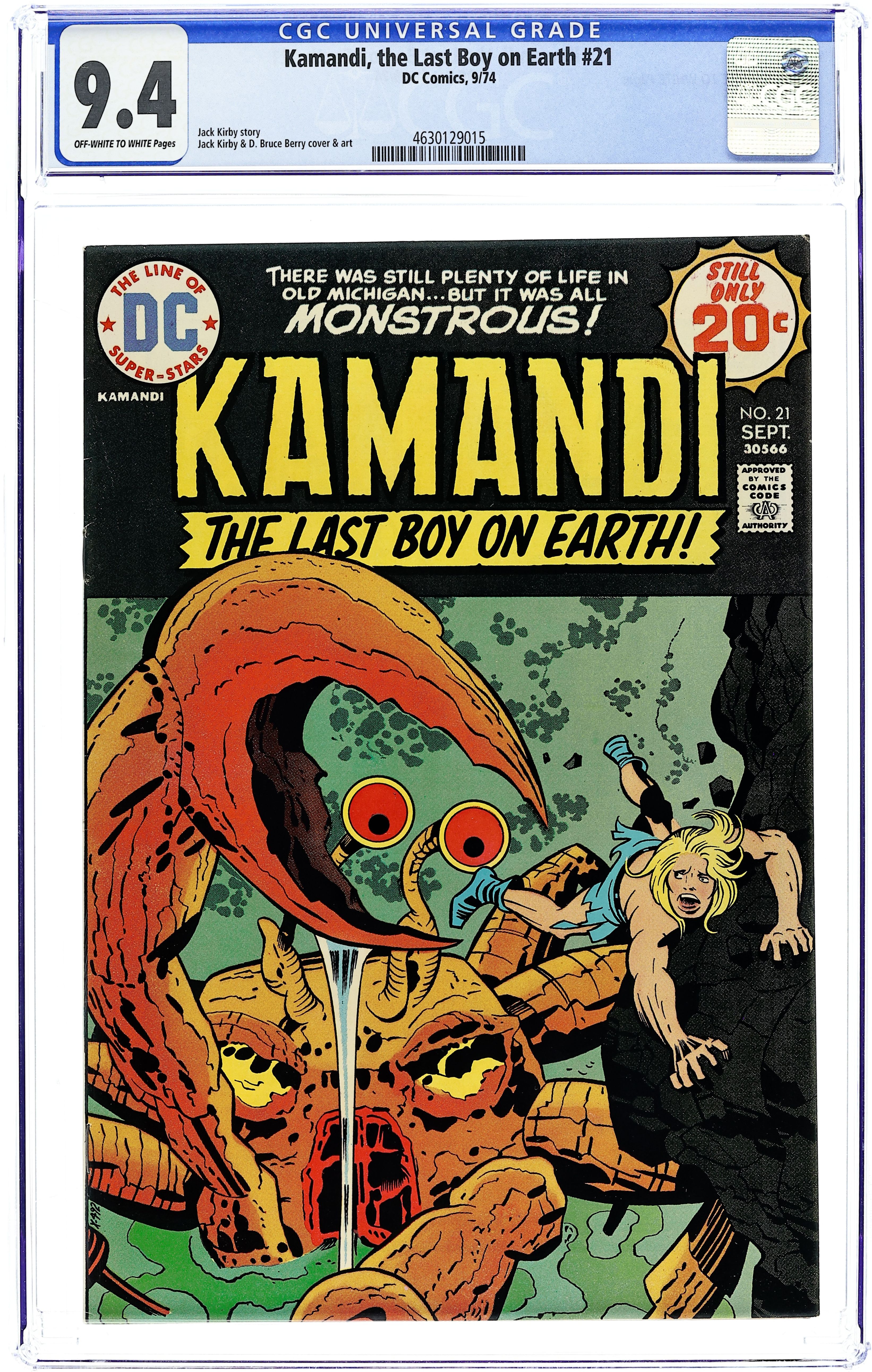 Kamandi (1972 DC) 21 CGC 9.4