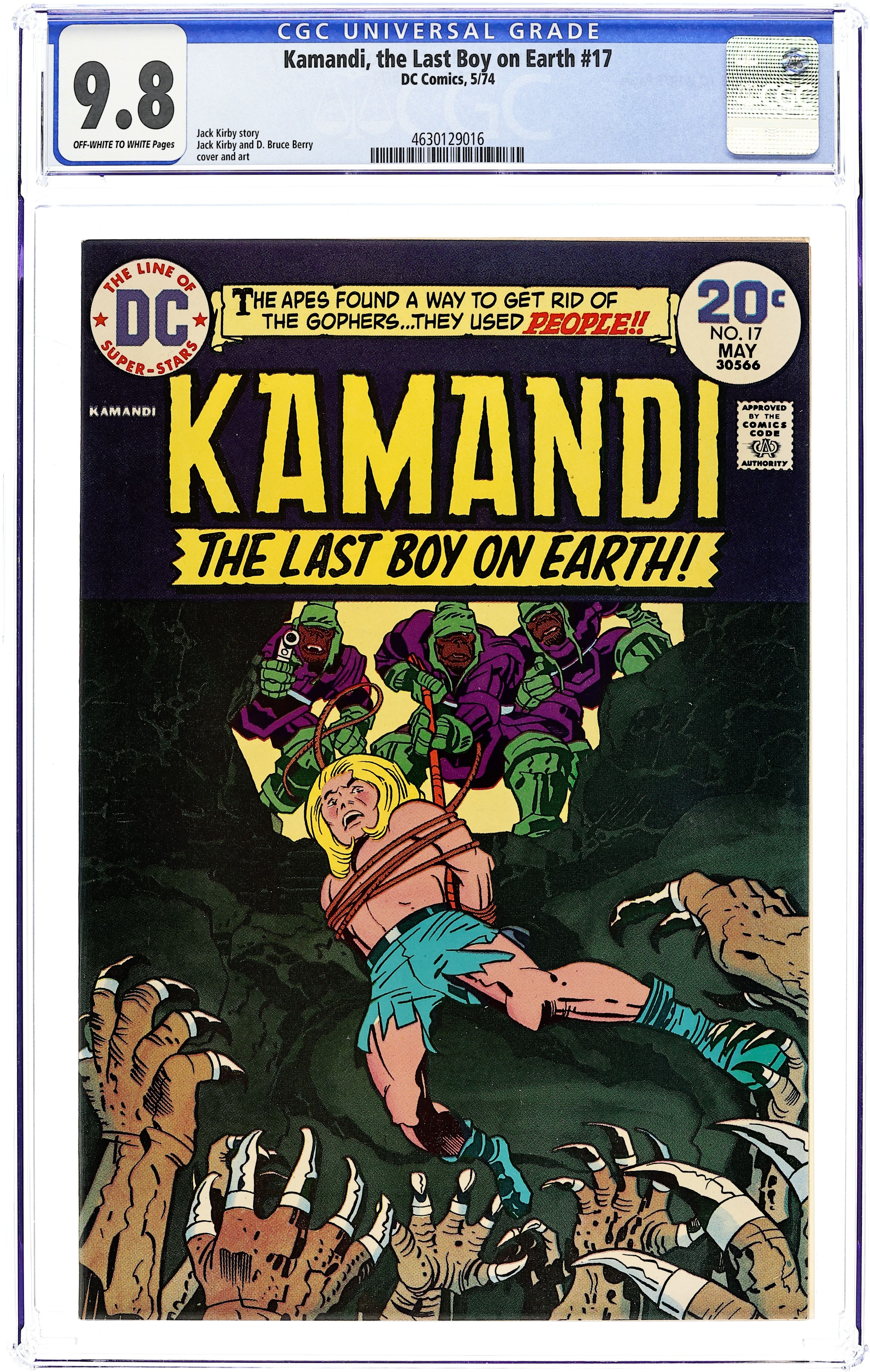 Kamandi (1972 DC) 17 CGC 9.8