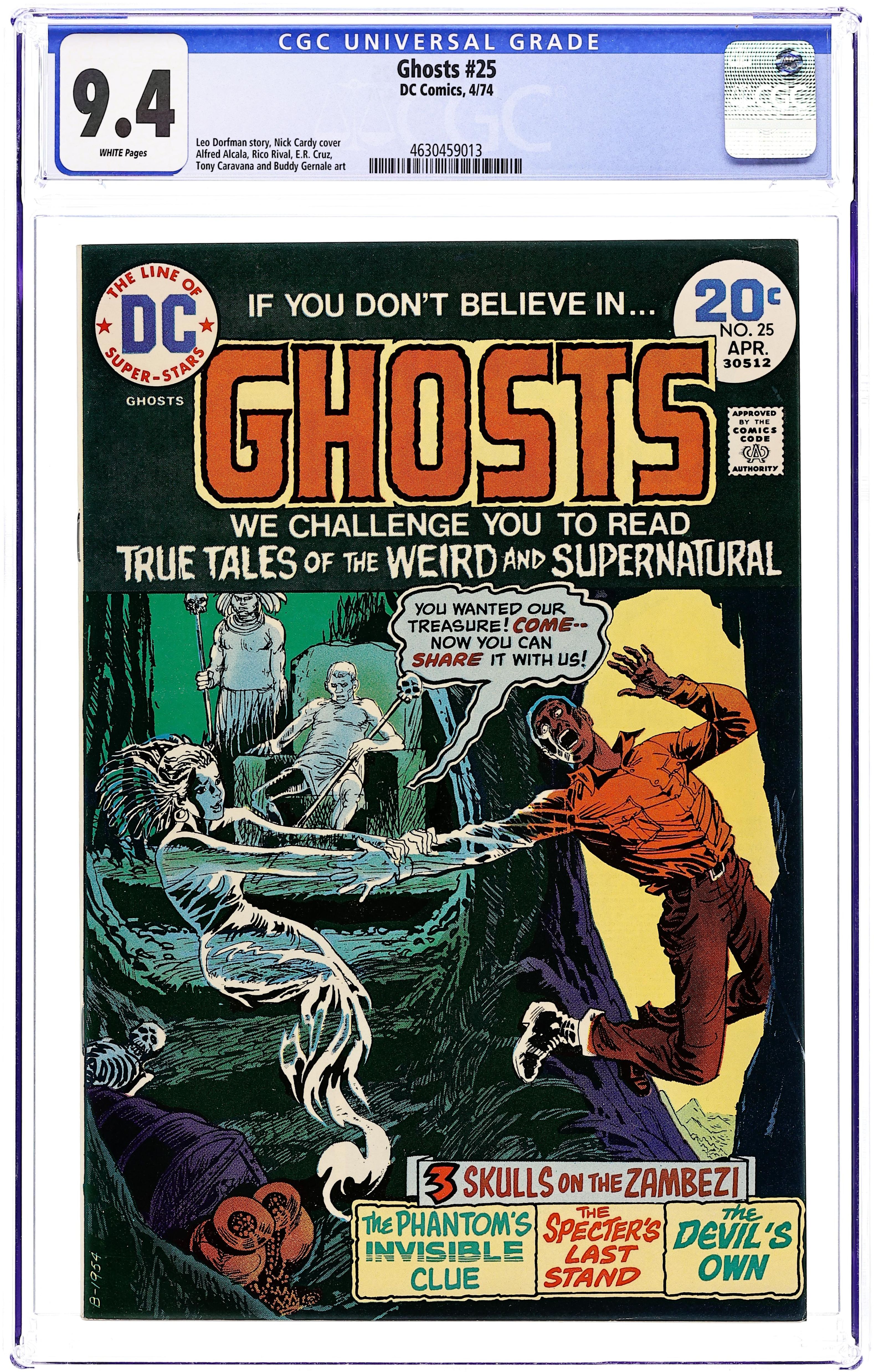Ghosts (1971-1982 DC) 25 CGC 9.4